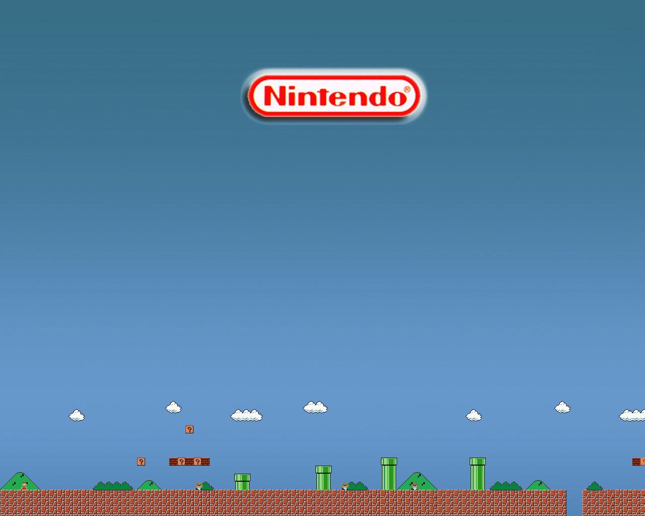Old School Video Game Desktop Wallpaper
