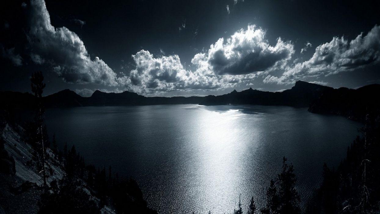 Moonlight Landscape Wallpapers - Top Free Moonlight Landscape ...