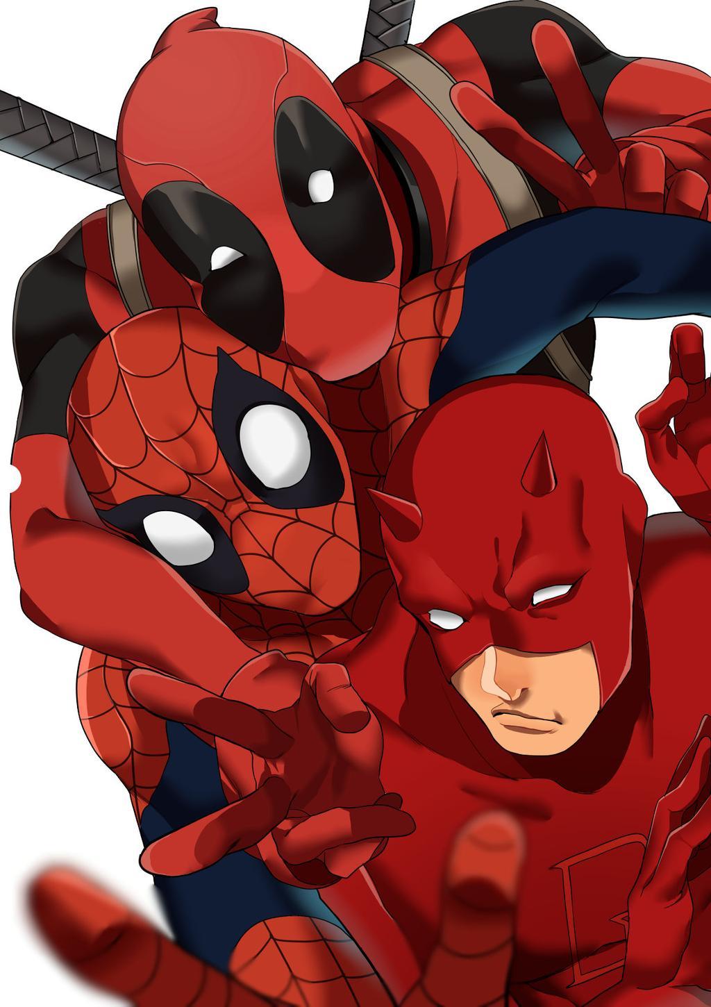 Spider-Man Daredevil Deadpool Wallpapers - Top Free Spider-Man ...