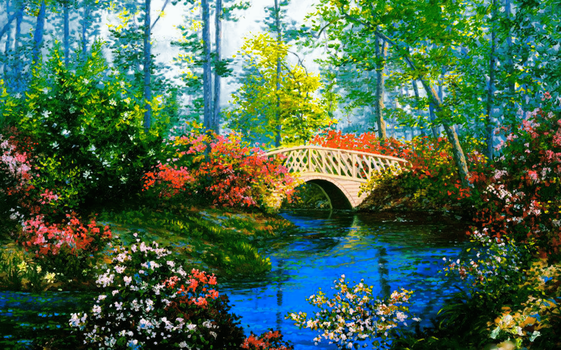 Spring Bridge Wallpapers - Top Free Spring Bridge Backgrounds ...