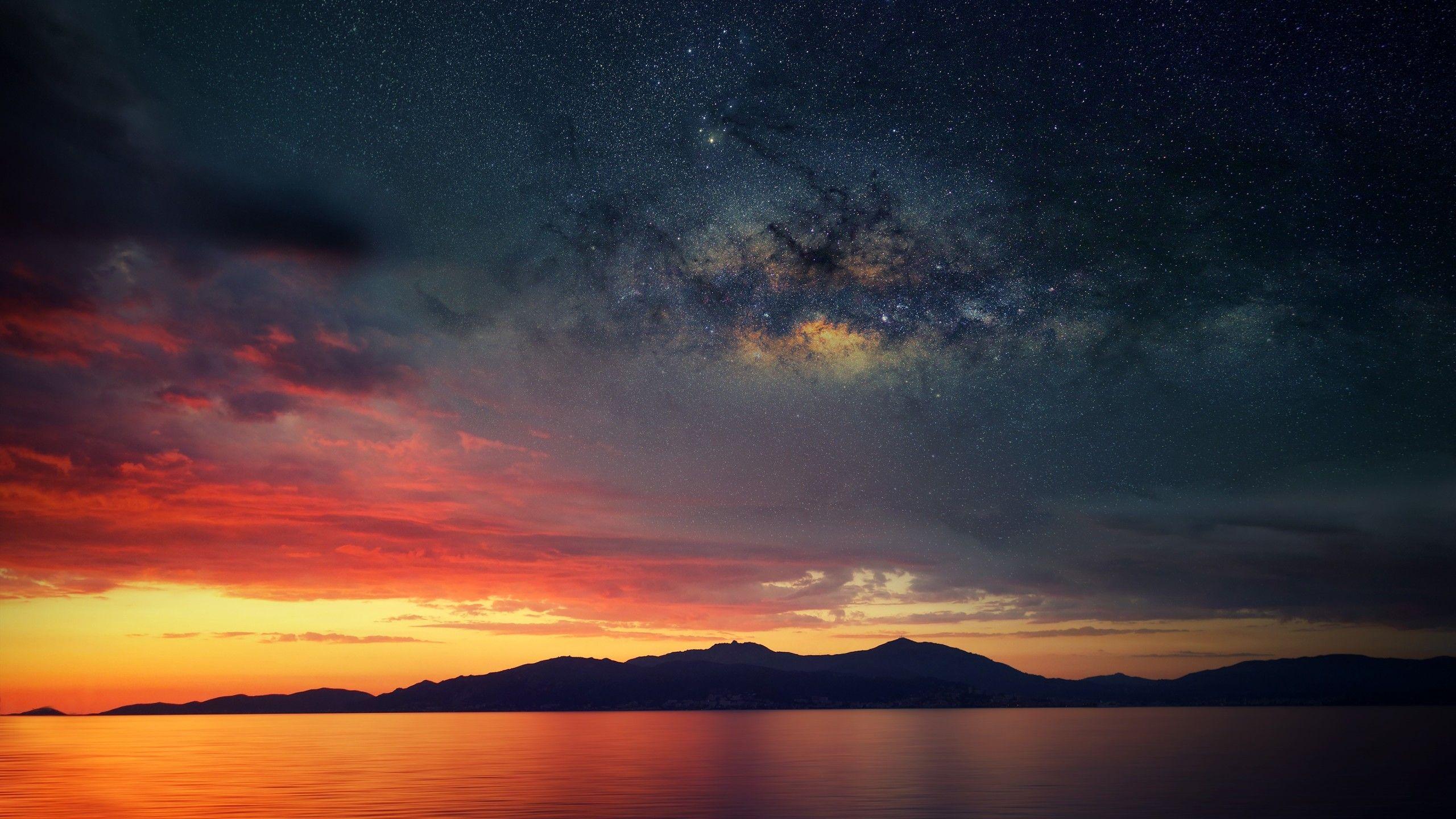 Galaxy Landscape Wallpapers - Top Free Galaxy Landscape Backgrounds ...