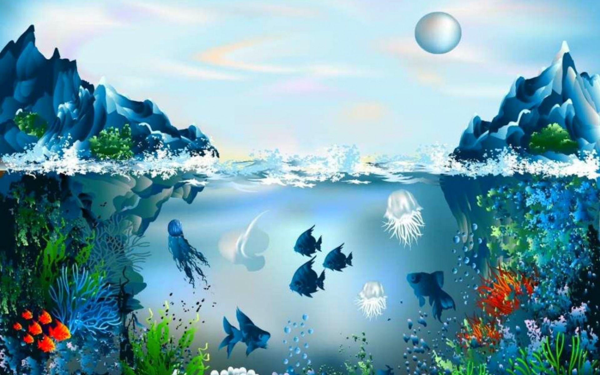 Underwater World Wallpapers - Top Free Underwater World Backgrounds ...