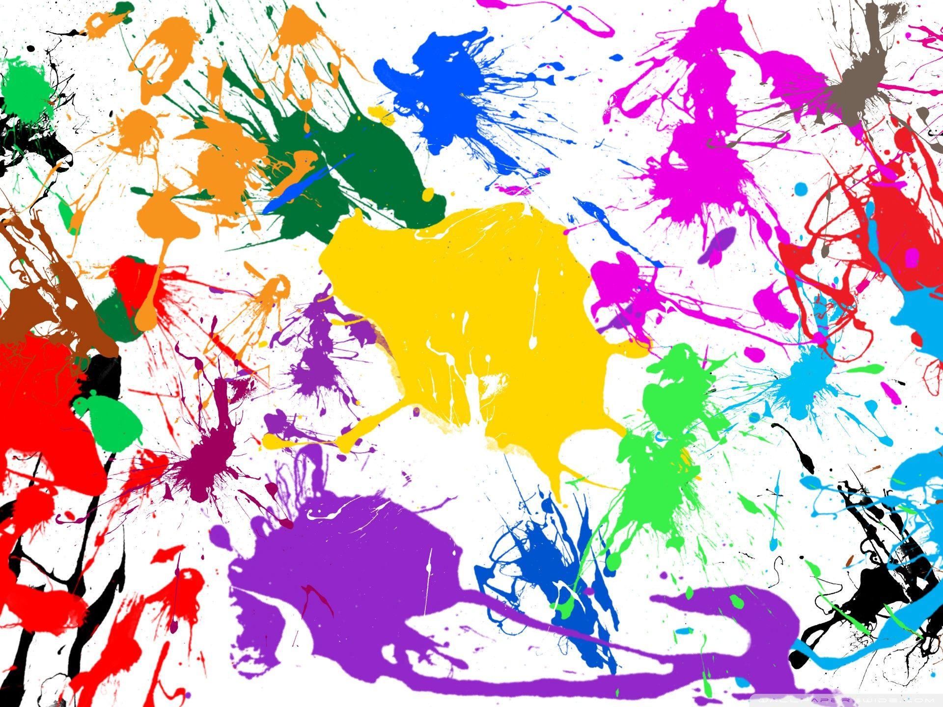 Rainbow Paint Splatter Wallpapers - Top Free Rainbow Paint Splatter ...