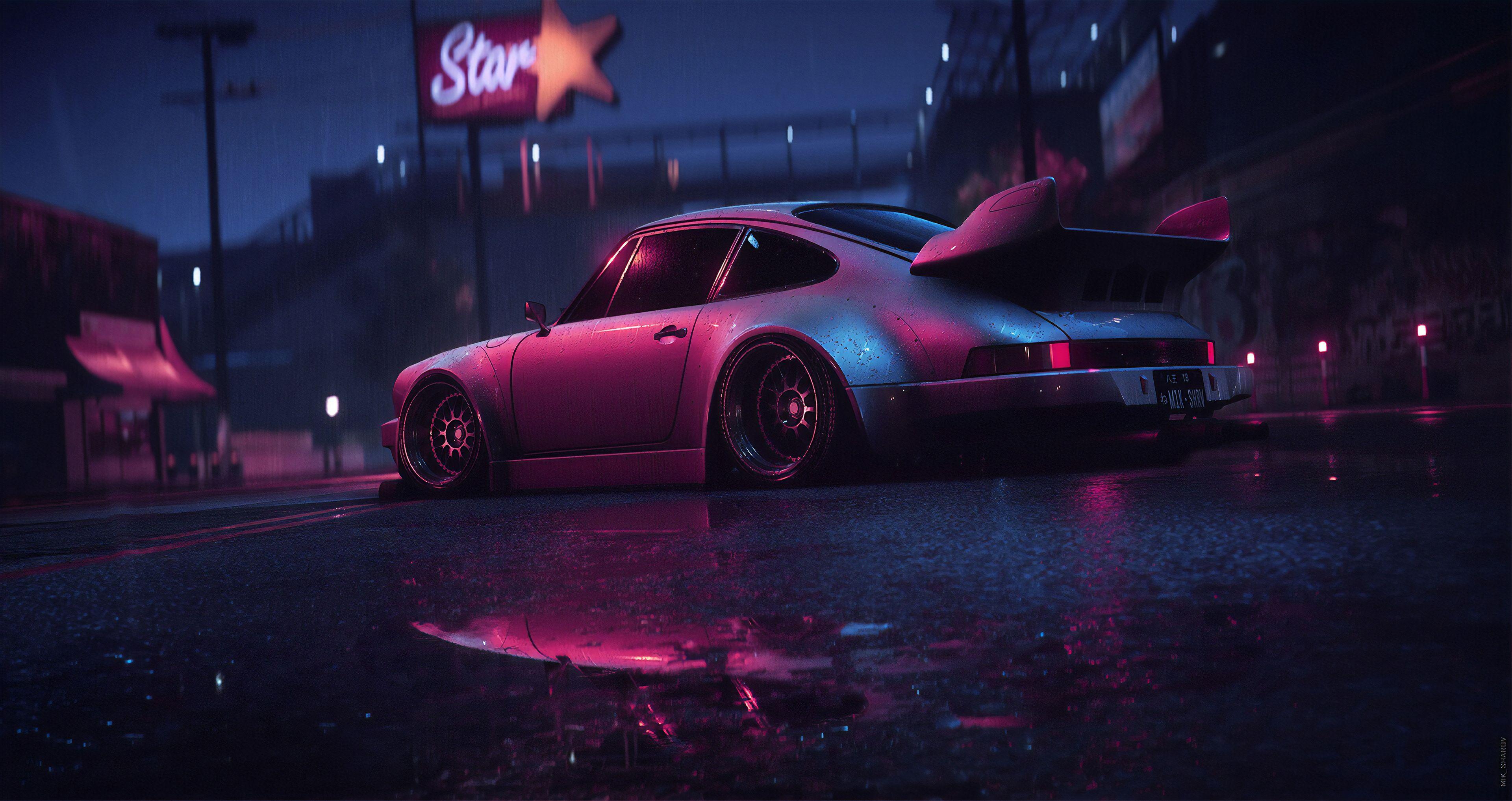 Neon Cars Wallpapers - Top Free Neon Cars Backgrounds - WallpaperAccess