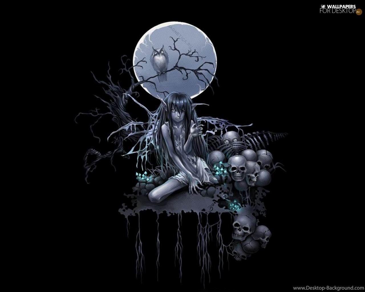 Vampire Skull Wallpapers - Top Free Vampire Skull Backgrounds - WallpaperAccess