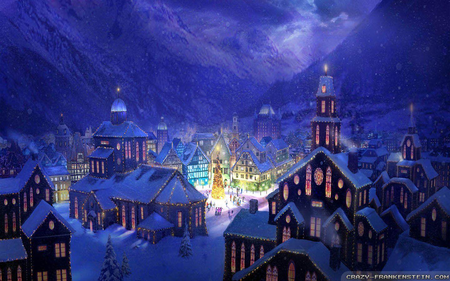 Snow Village Wallpapers - Top Free Snow Village Backgrounds ...