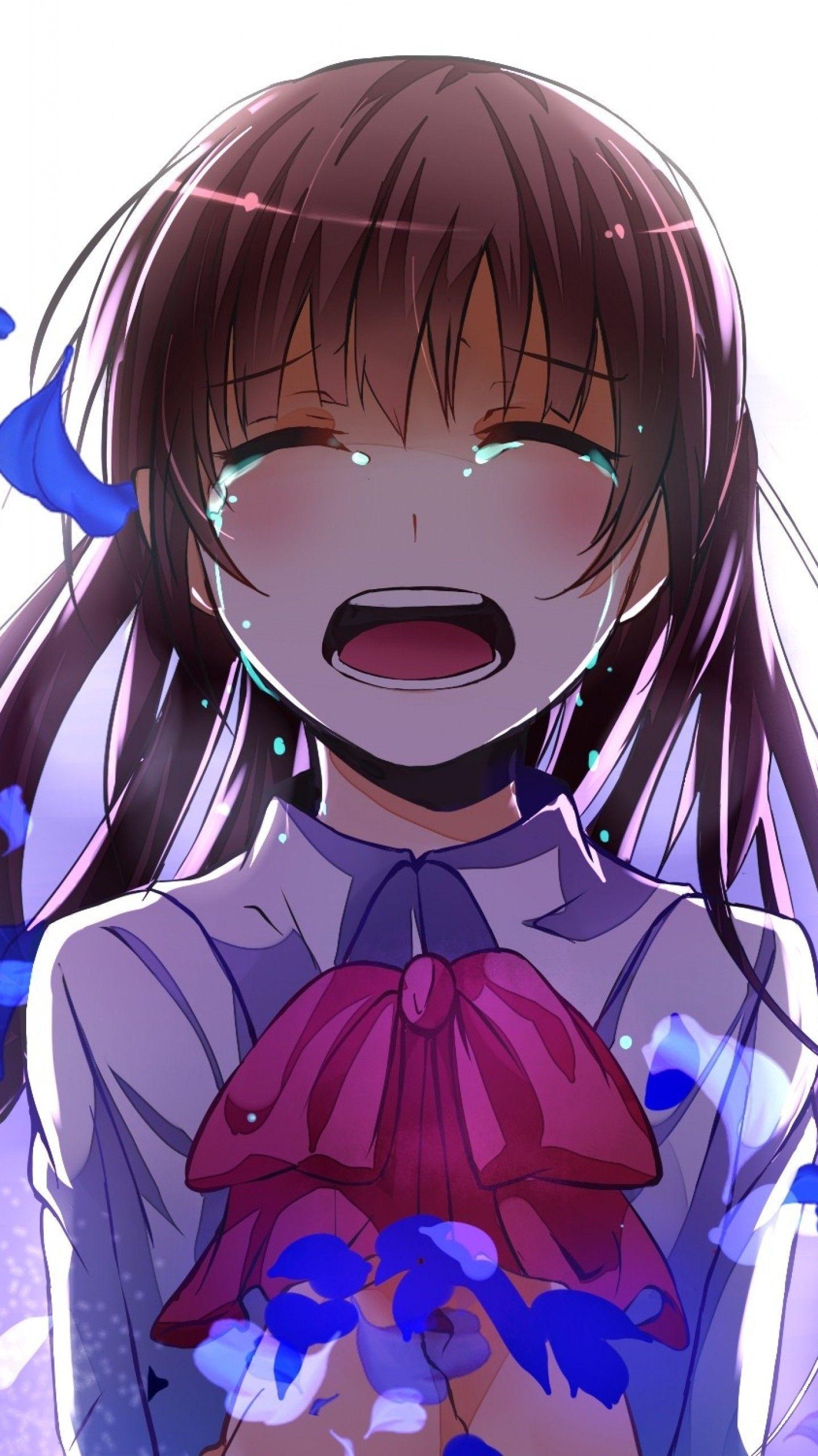 Anime Girl Crying Wallpapers - Top Free Anime Girl Crying Backgrounds ...
