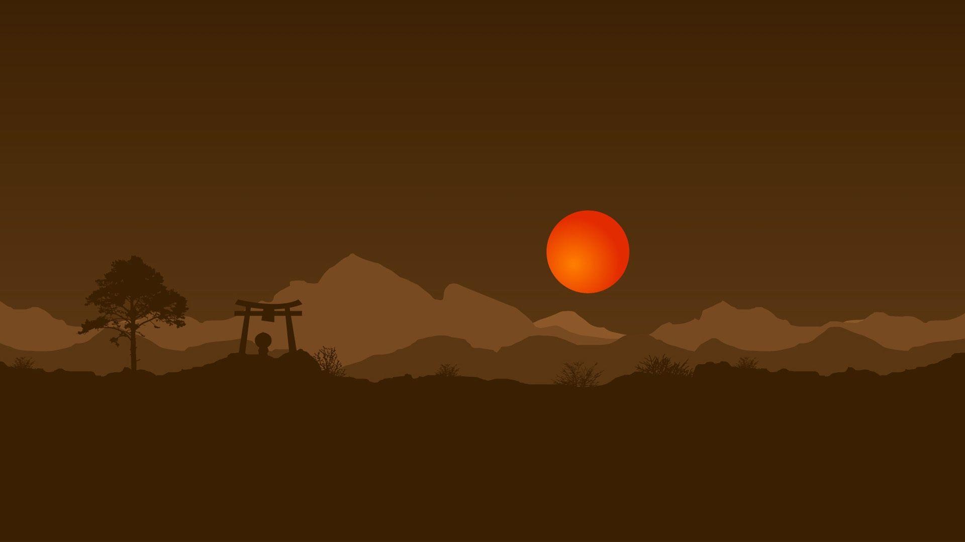 Japanese Sunset HD Wallpapers - Top Free Japanese Sunset HD Backgrounds ...