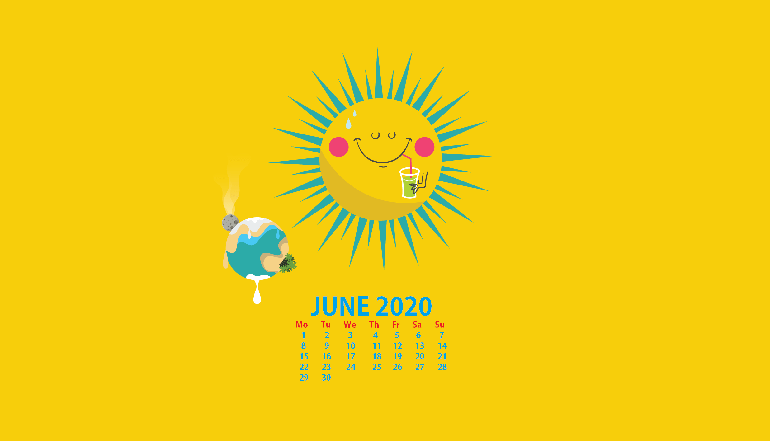 June 2020 Calendar Wallpapers - Top Free June 2020 Calendar Backgrounds ...