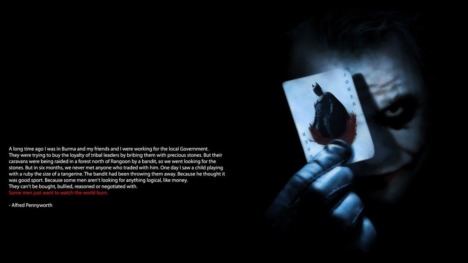Joker Quotes HD Wallpapers - Top Free Joker Quotes HD Backgrounds ...