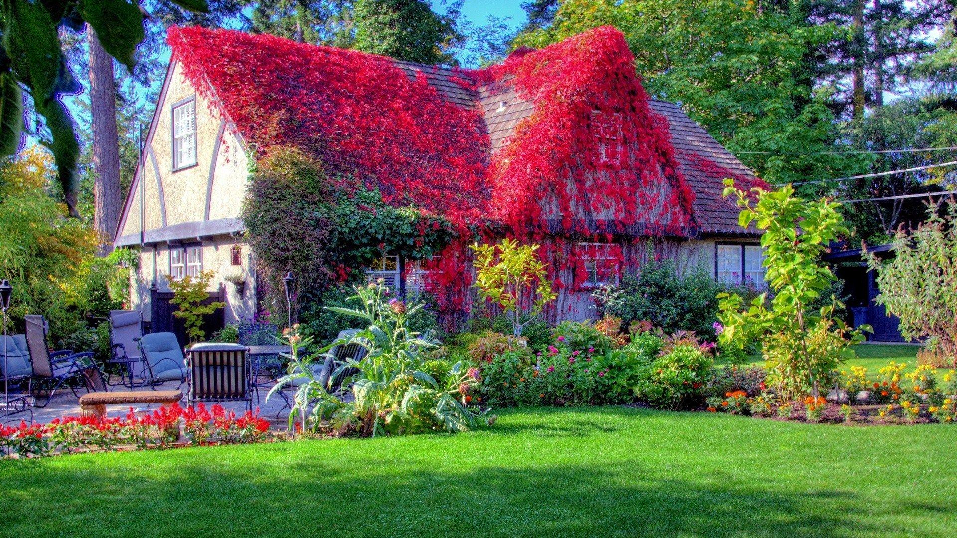 Storybook Cottage Garden Desktop Wallpapers - Top Free Storybook ...