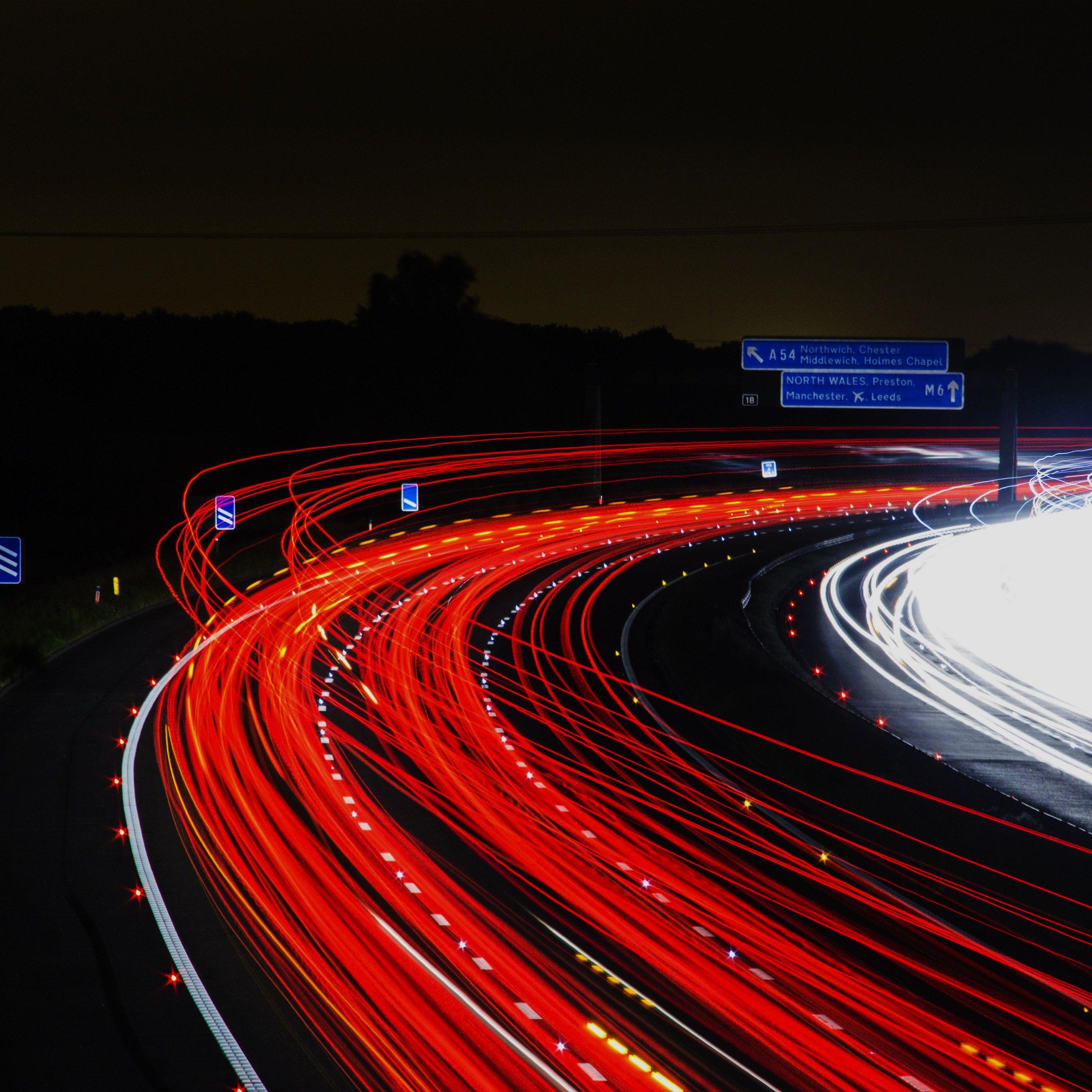 Night Road Wallpapers - Top Free Night Road Backgrounds - WallpaperAccess