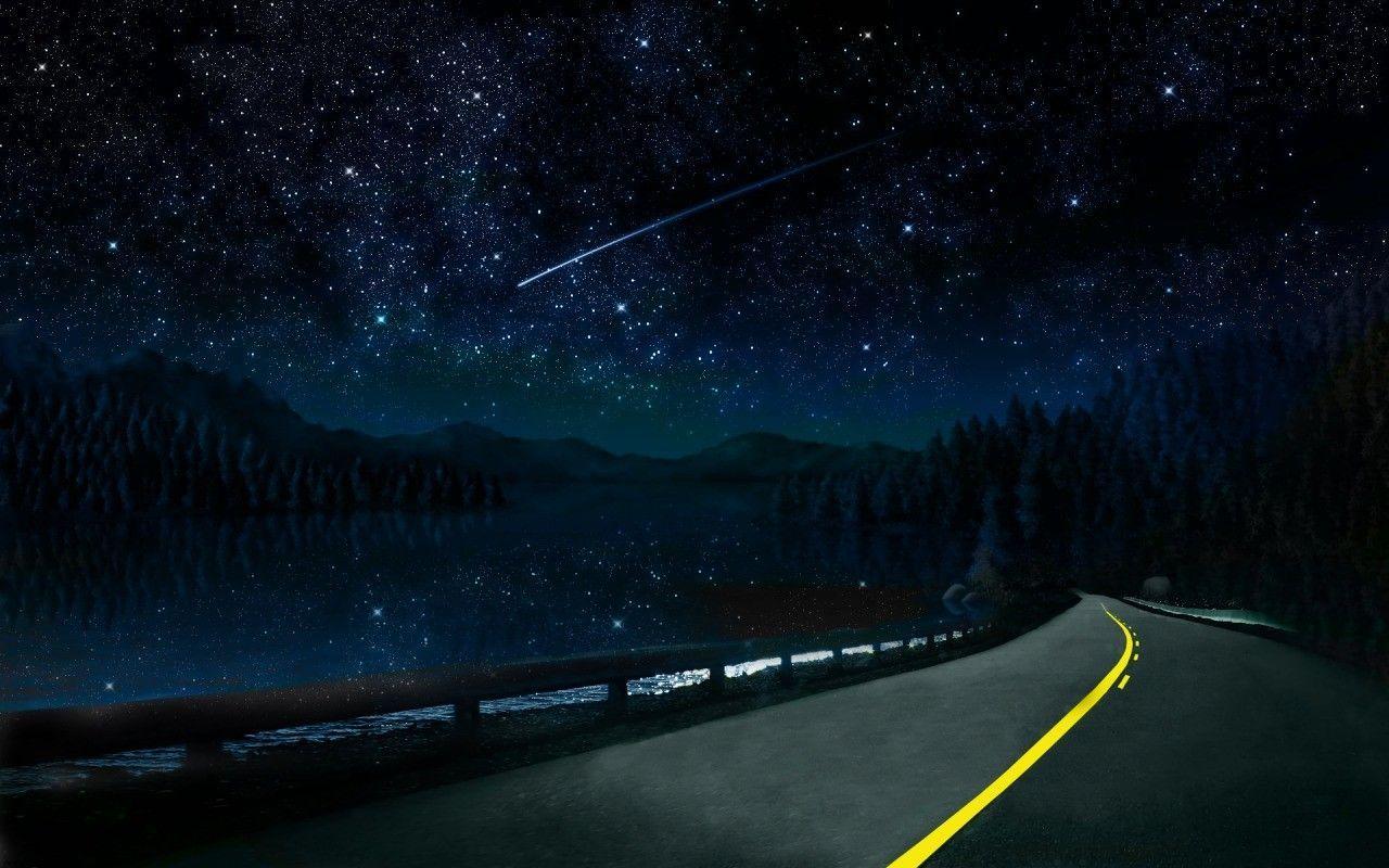 Night Road Wallpapers - Top Free Night Road Backgrounds - WallpaperAccess