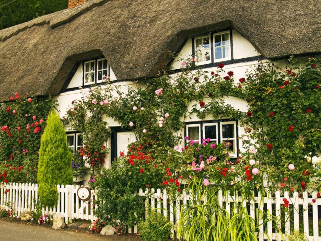 Storybook Cottage Garden Desktop Wallpapers - Top Free Storybook ...