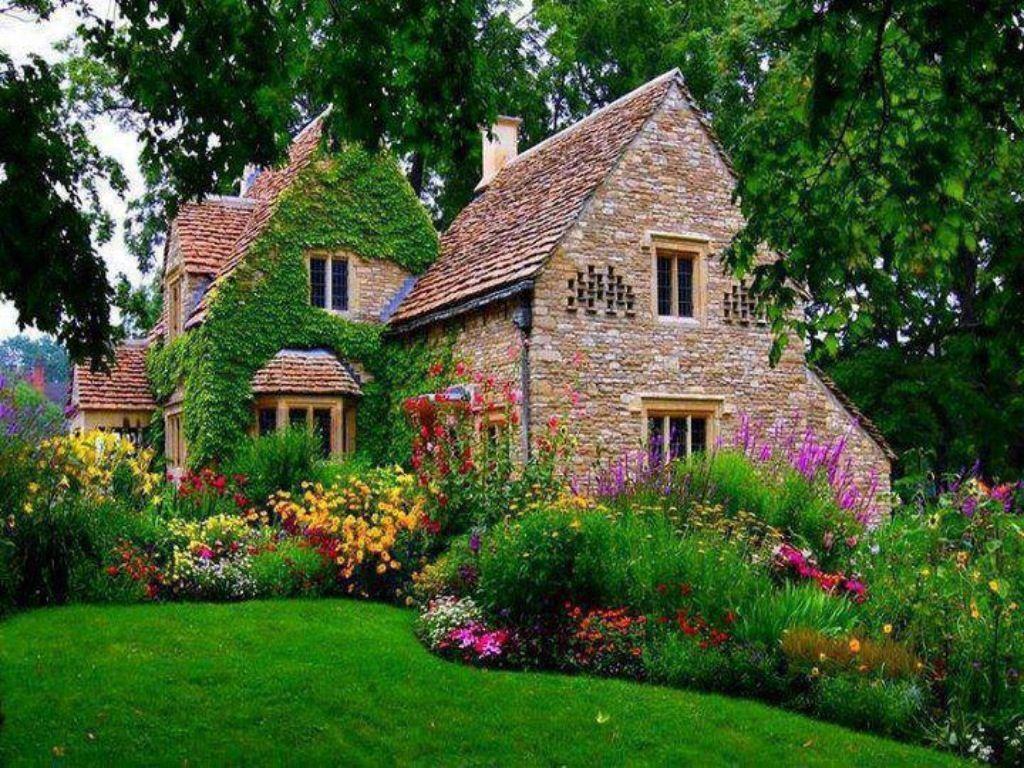 Storybook Cottage Garden Desktop Wallpapers - Top Free Storybook ...