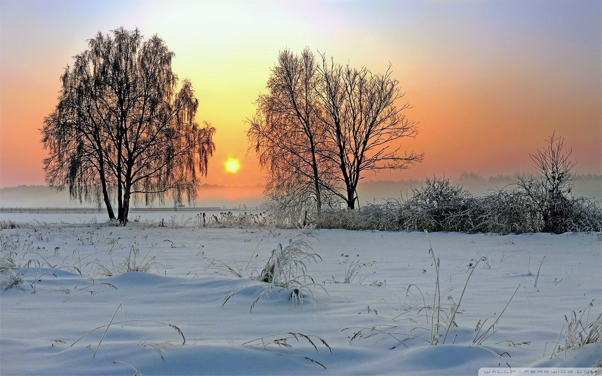 Snow Sunrise Wallpapers - Top Free Snow Sunrise Backgrounds ...