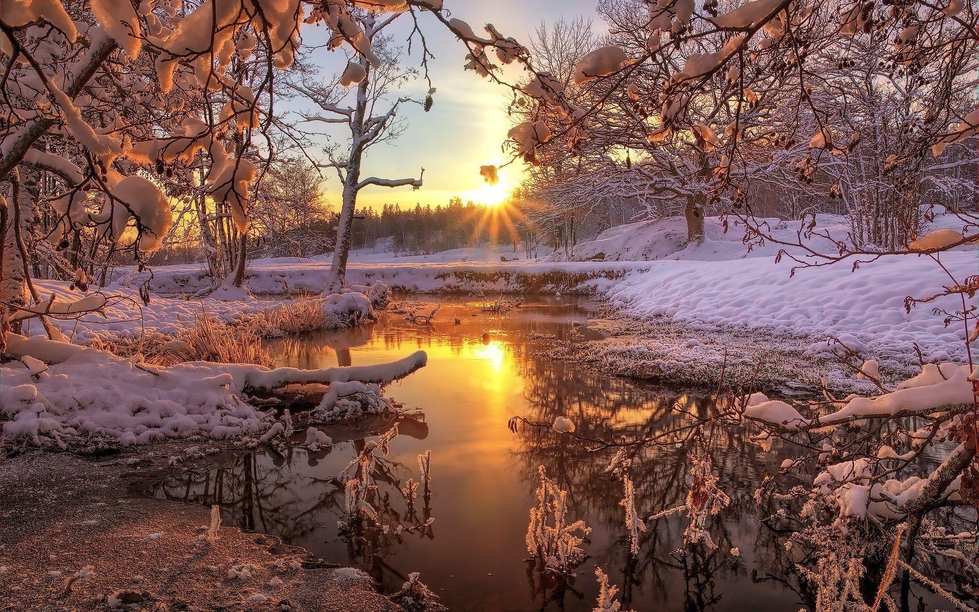 Snow Sunrise Wallpapers - Top Free Snow Sunrise Backgrounds ...