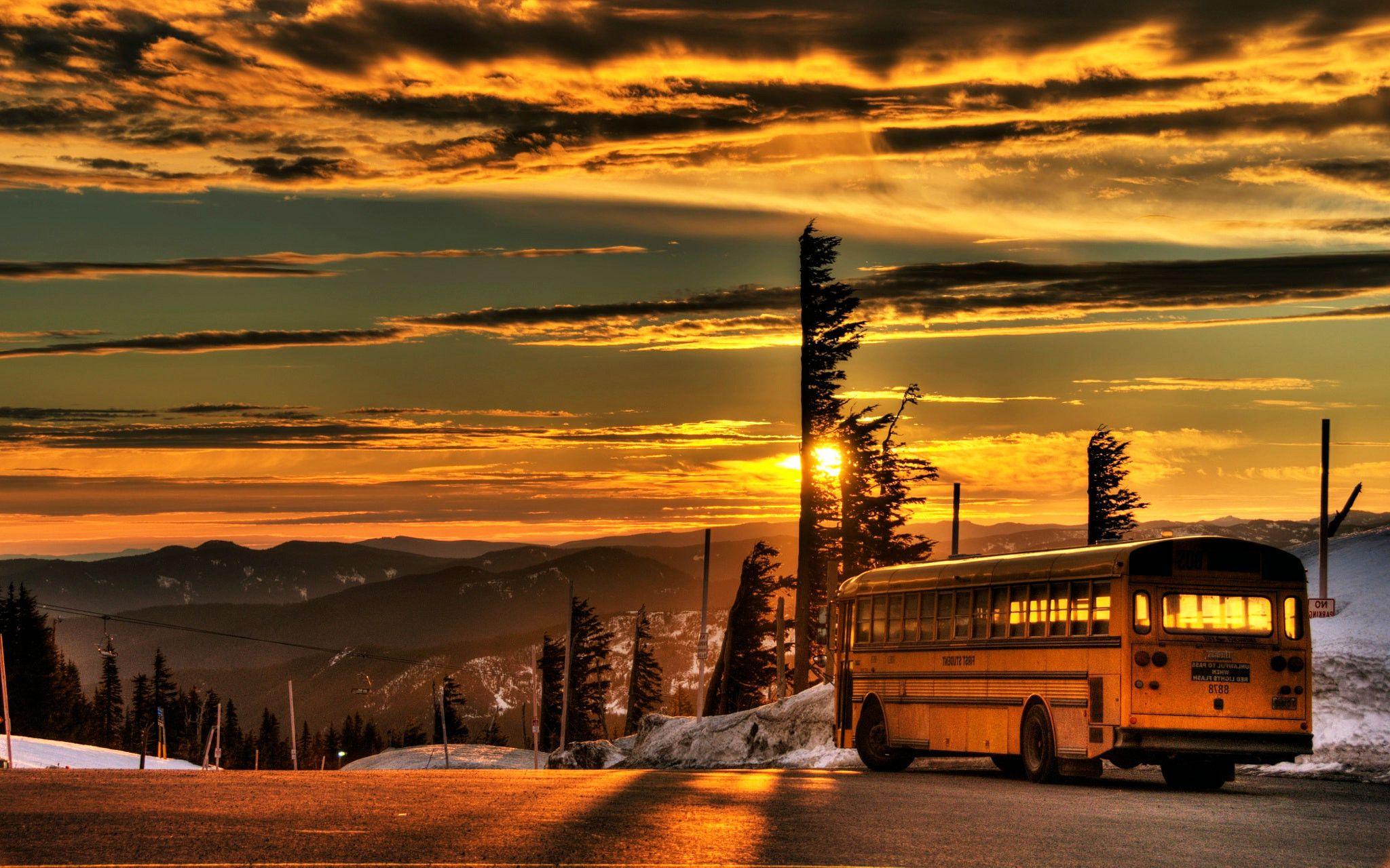 School Bus Wallpapers - Top Free School Bus Backgrounds - WallpaperAccess