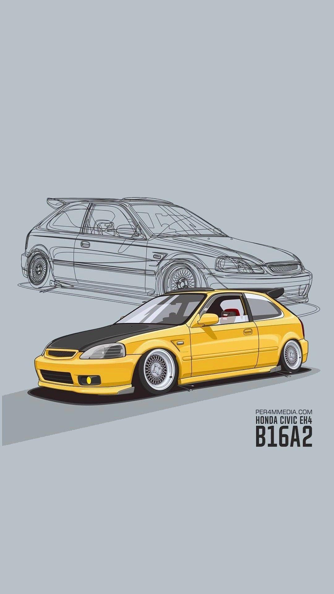 Honda Civic EK9 Wallpapers - Top Free Honda Civic EK9 Backgrounds ...