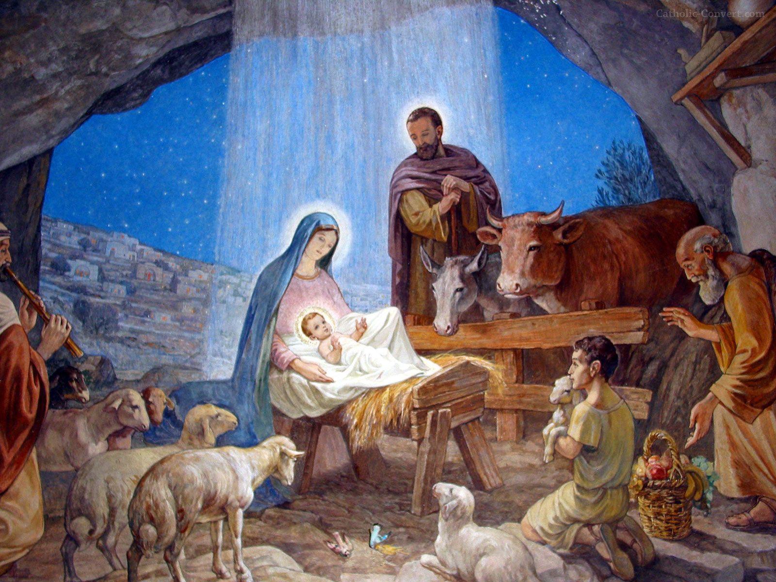 Christmas Nativity Scene Wallpapers - Top Free Christmas Nativity Scene ...