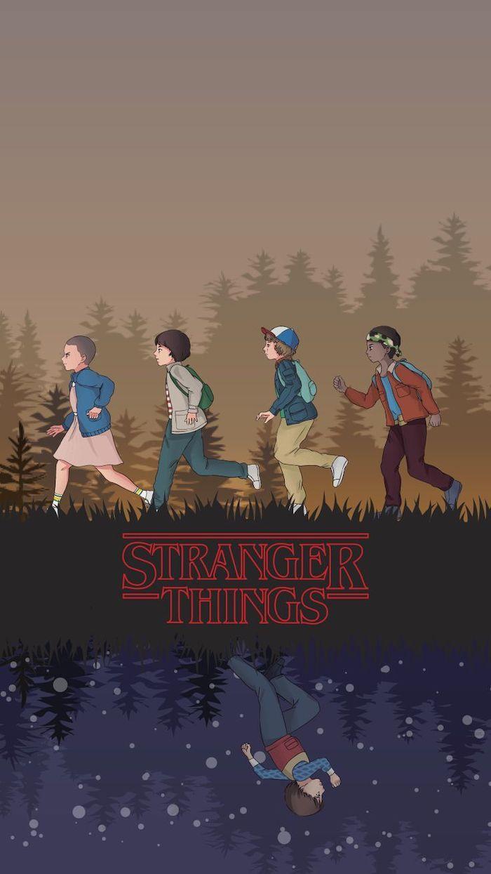 Stranger Things Cartoon Wallpapers - Top Free Stranger Things Cartoon ...