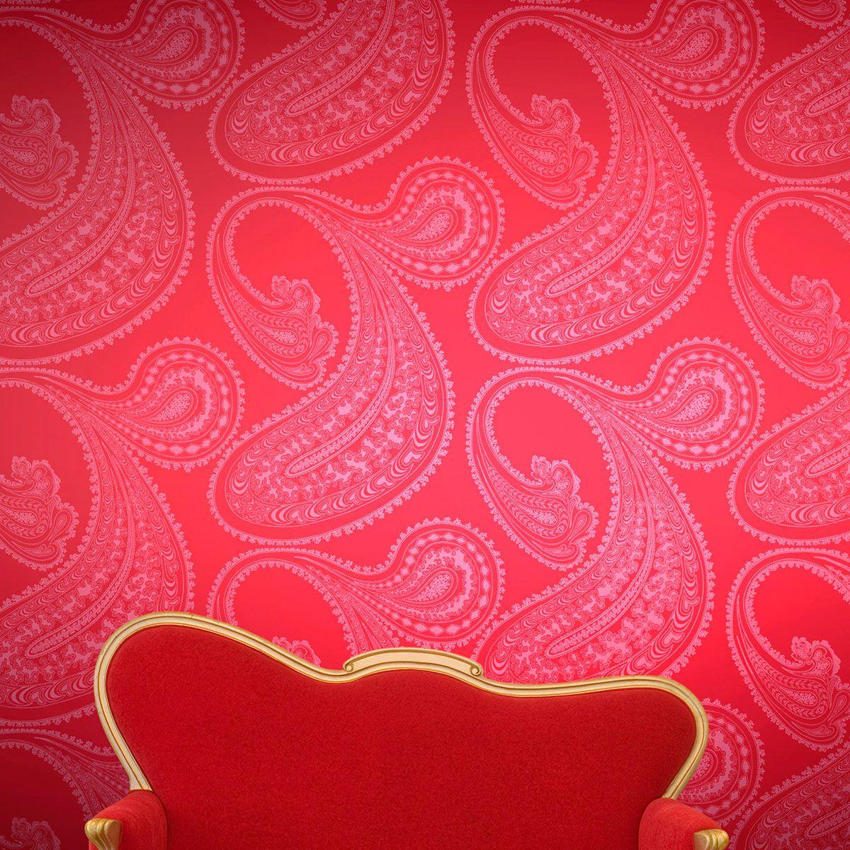 Red Paisley Wallpapers - Top Free Red Paisley Backgrounds - WallpaperAccess