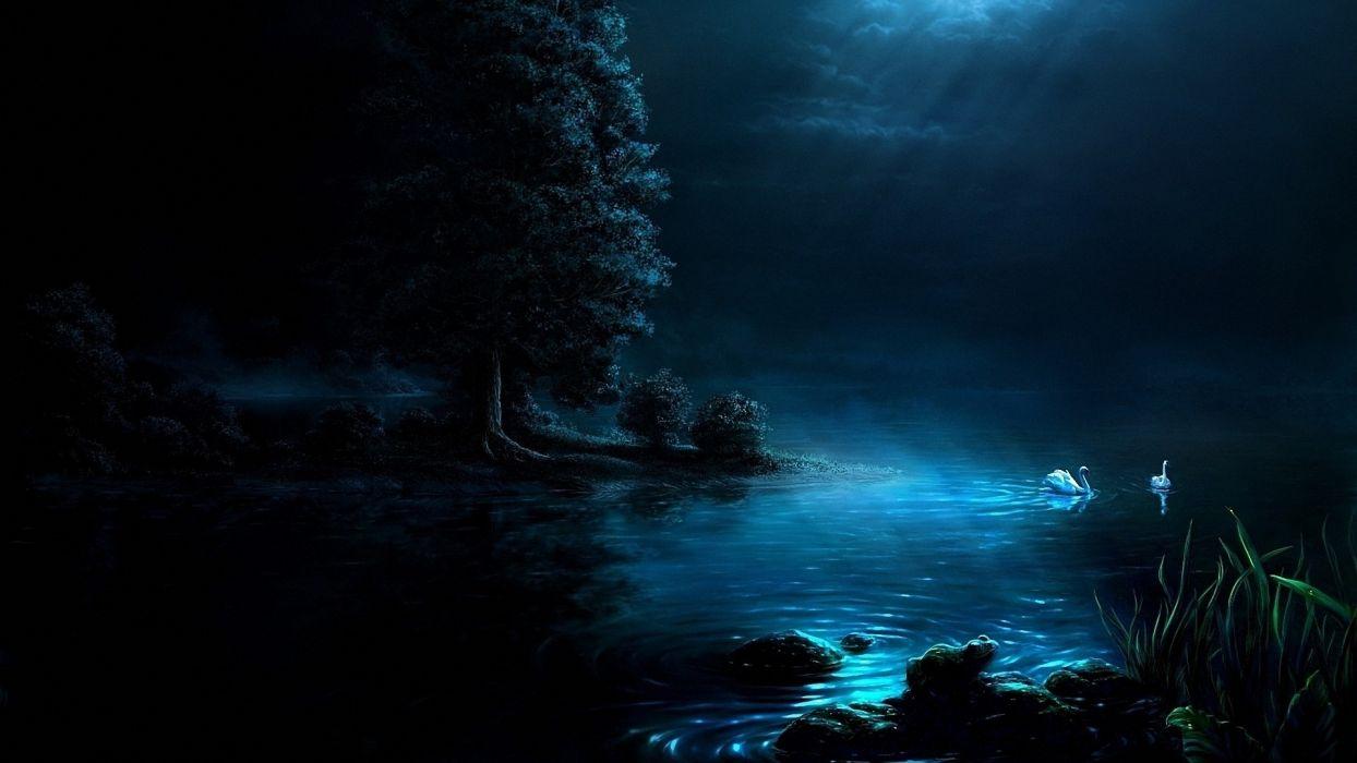 Dark Lake Wallpapers - Top Free Dark Lake Backgrounds - WallpaperAccess