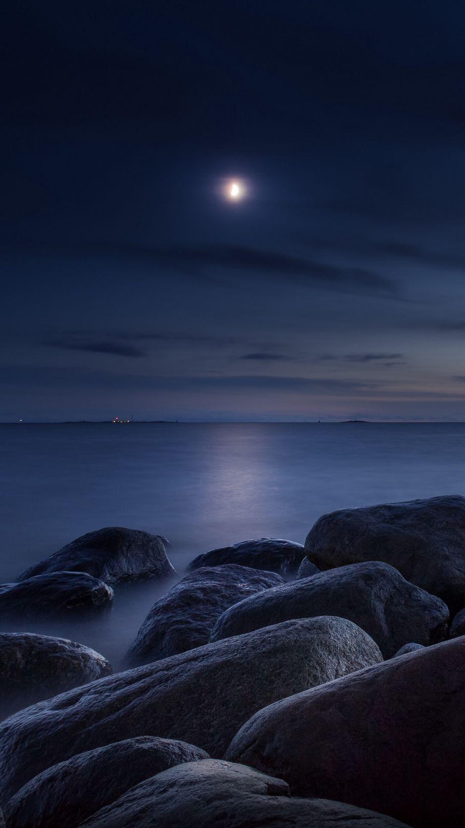 Night Sea Wallpapers - Top Free Night Sea Backgrounds - WallpaperAccess