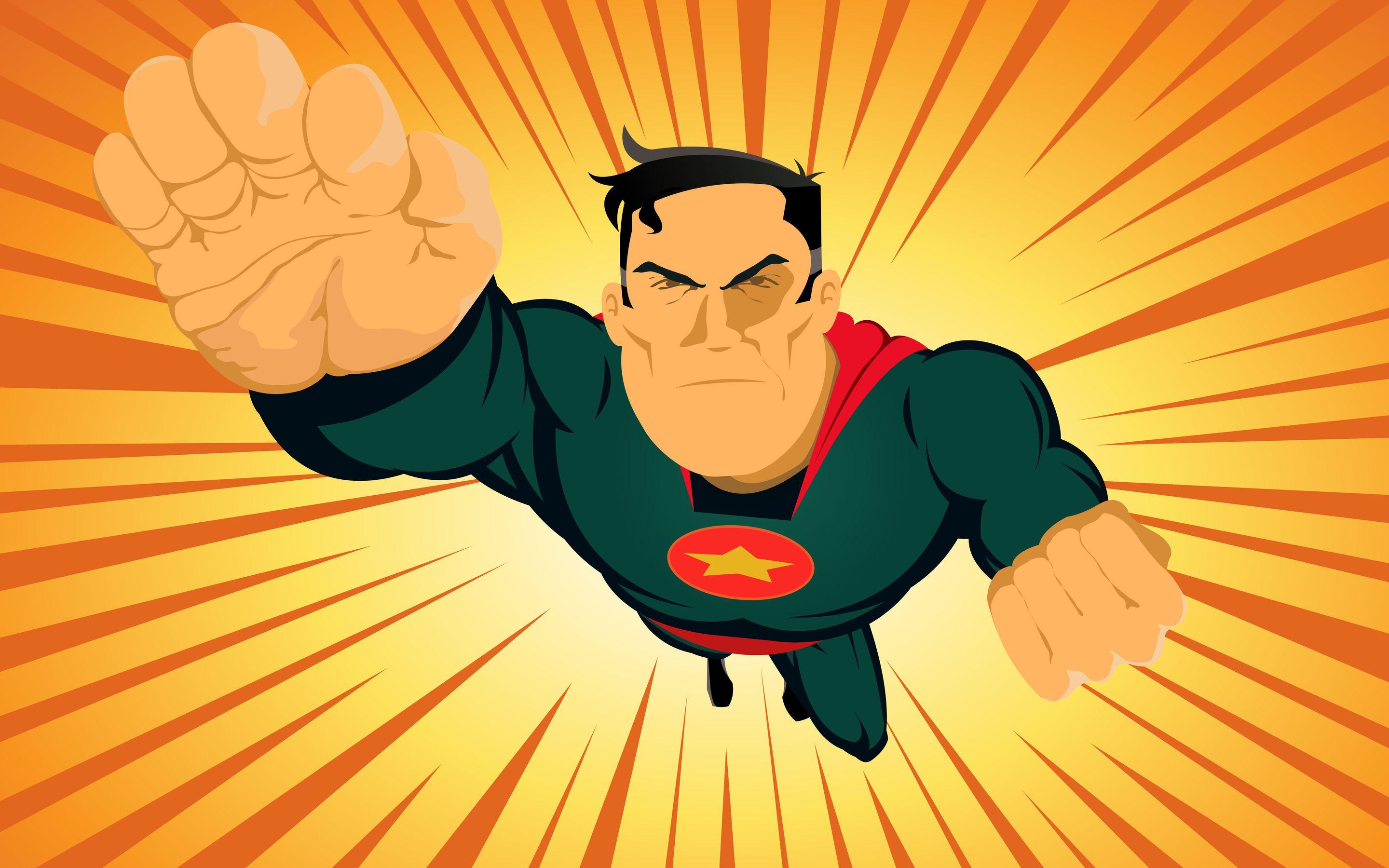 Superhero Cartoon Wallpapers - Top Free Superhero Cartoon Backgrounds ...