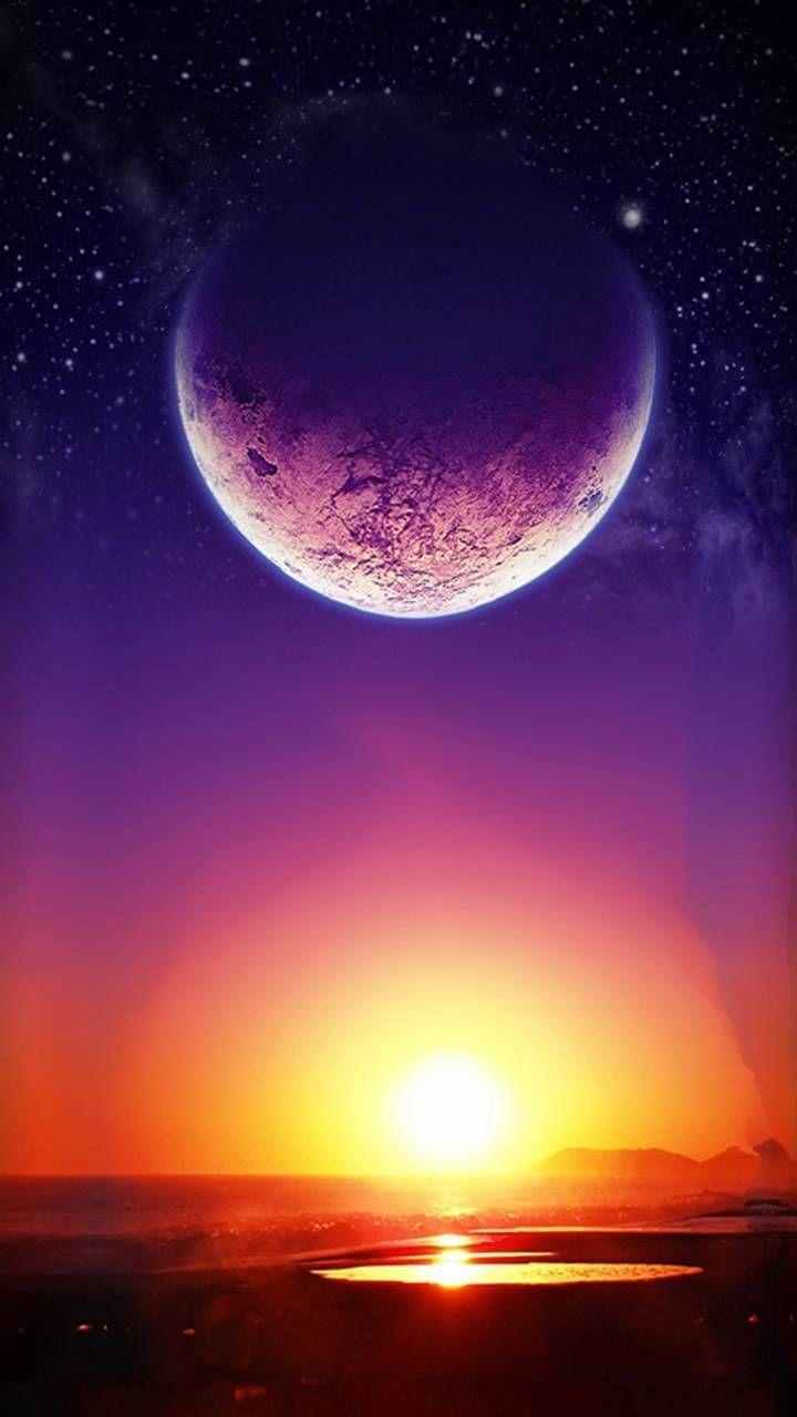 Moon and Sun Wallpapers - Top Free Moon and Sun Backgrounds ...