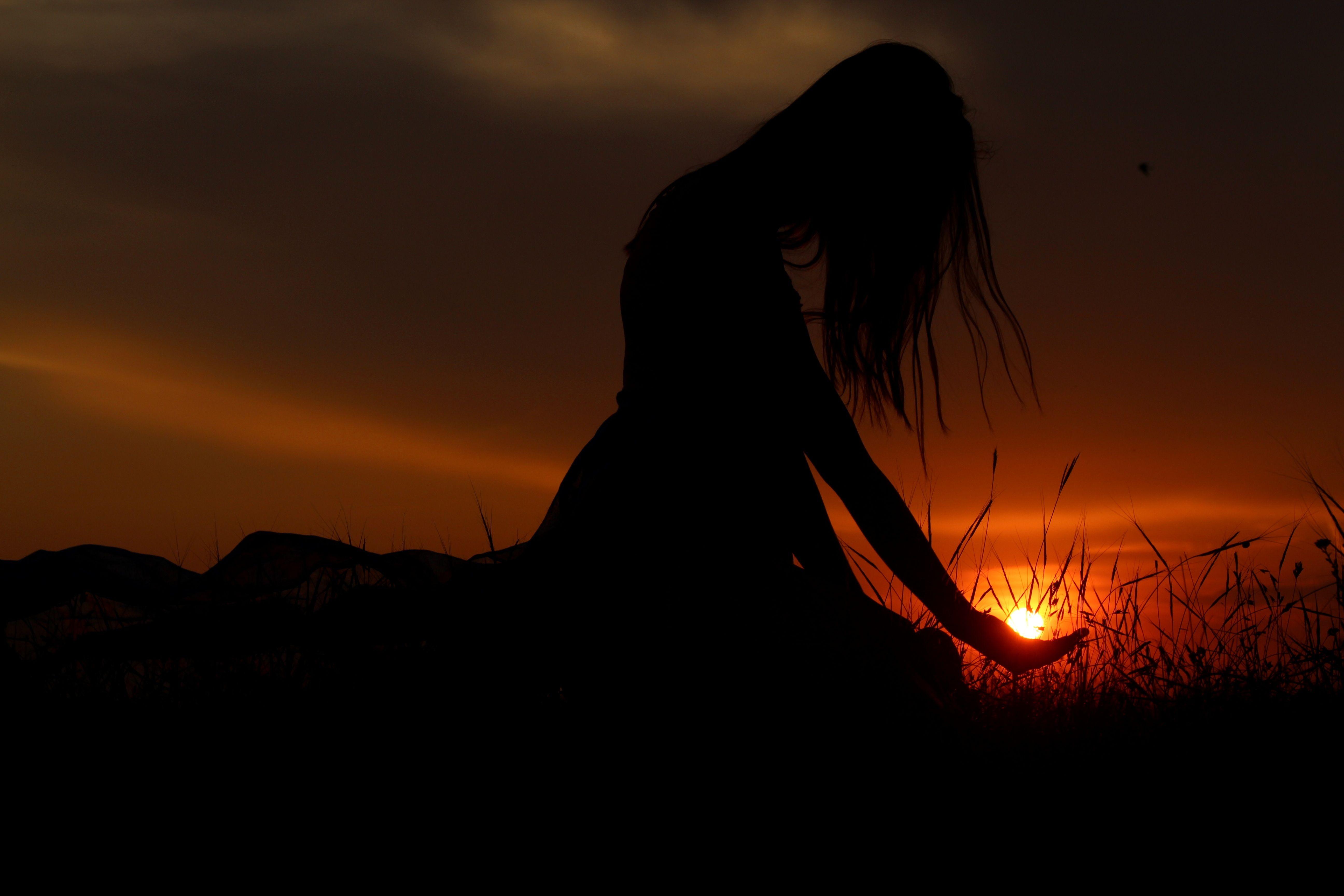 Woman Sunset Wallpapers - Top Free Woman Sunset Backgrounds ...
