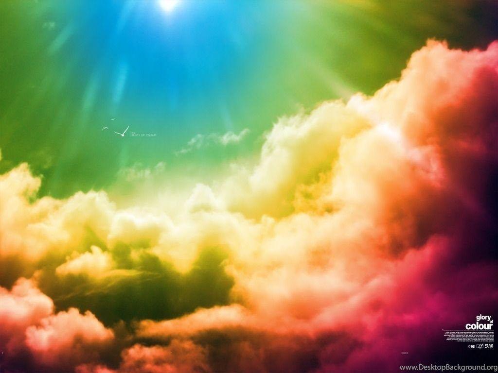 Rainbow Clouds Wallpapers - Top Free Rainbow Clouds Backgrounds ...