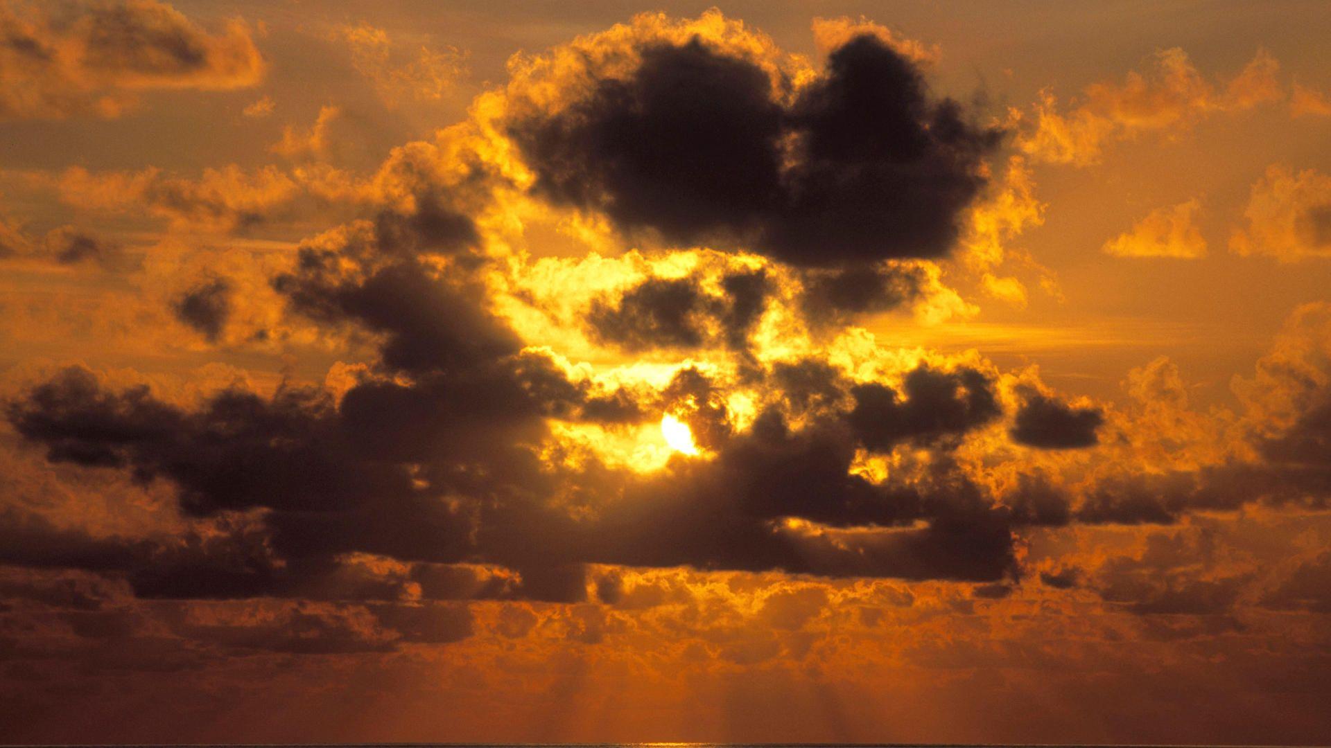 Cloudy Sunset Wallpapers - Top Free Cloudy Sunset Backgrounds ...