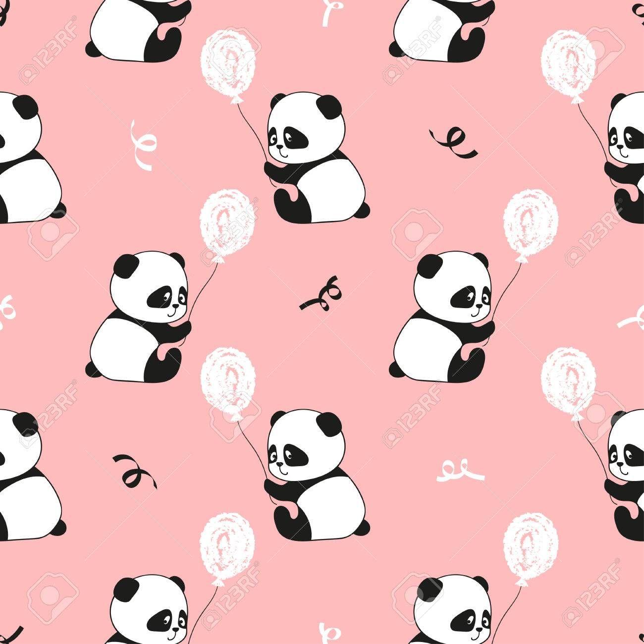 Pink Panda Wallpapers - Top Free Pink Panda Backgrounds - WallpaperAccess