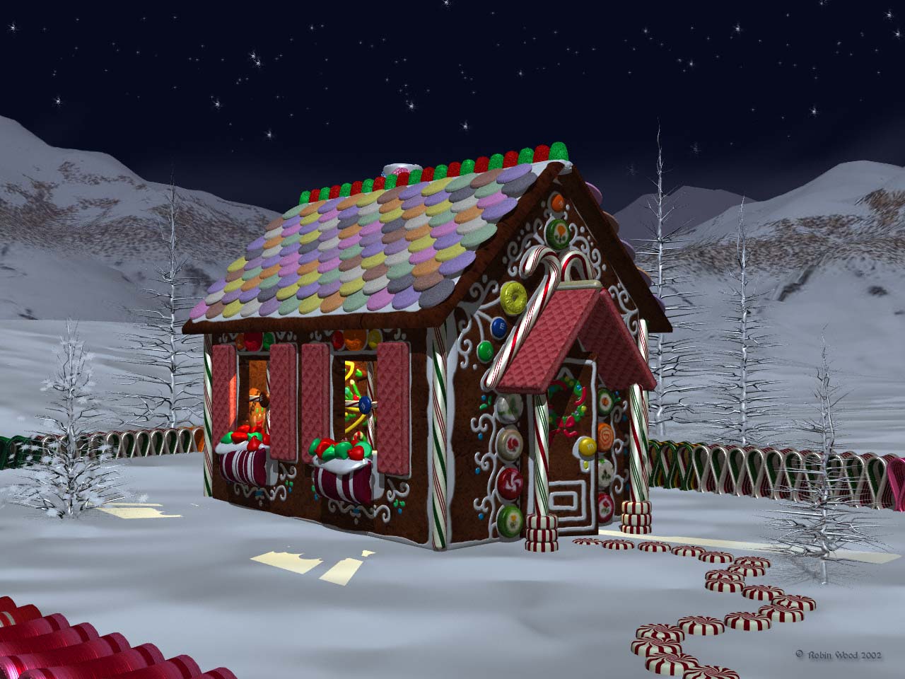 Gingerbread House Desktop Wallpapers - Top Free Gingerbread House ...
