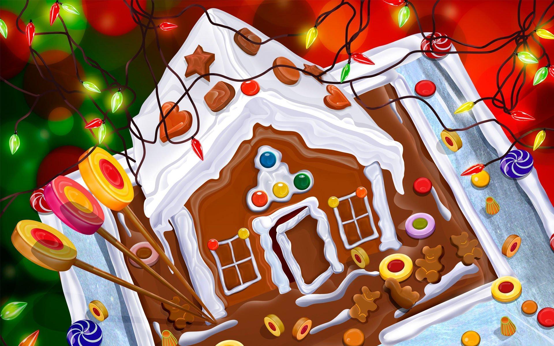 Gingerbread House Wallpapers - Top Free Gingerbread House Backgrounds ...