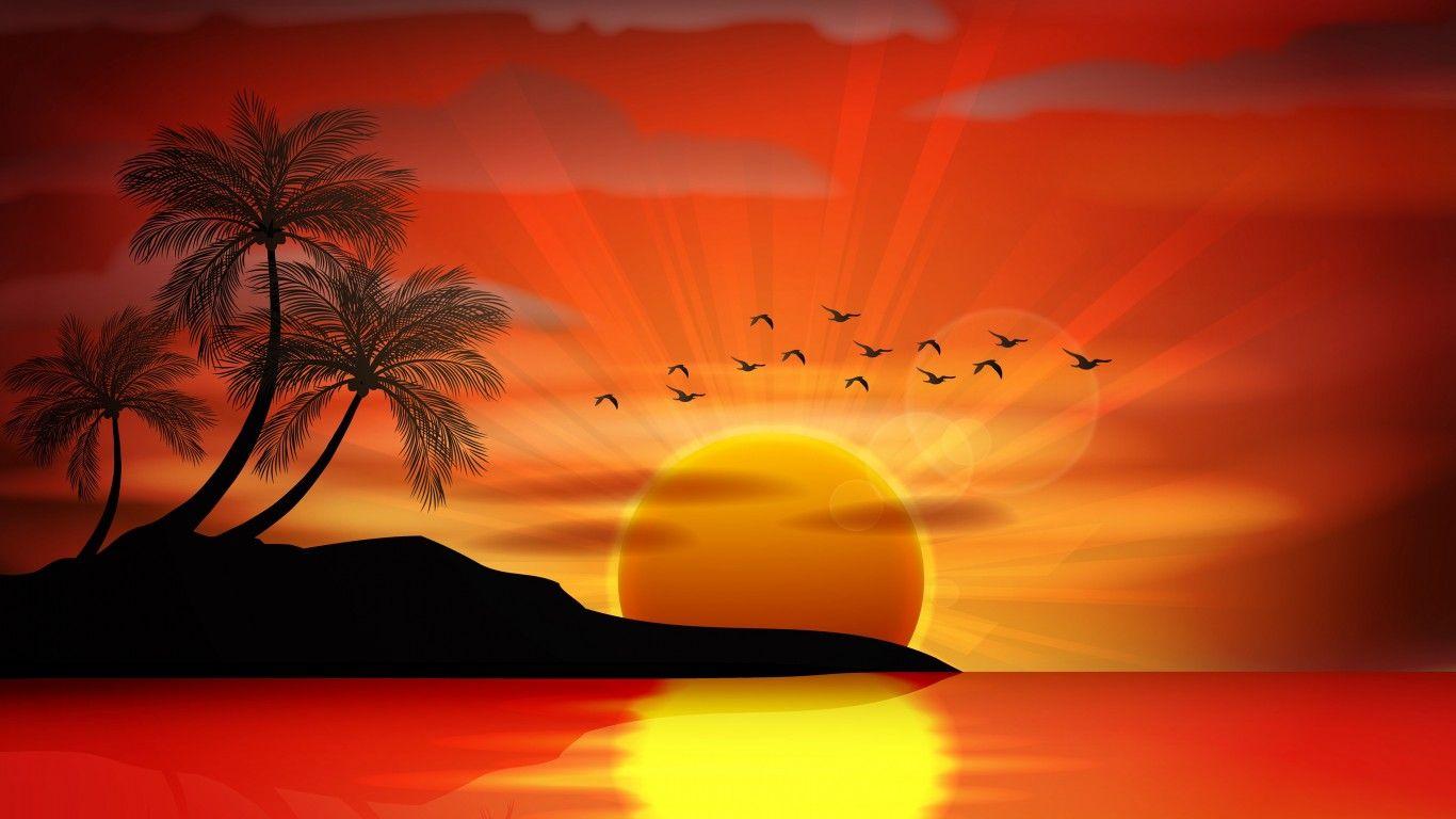 1366 X 768 HD Sunset Wallpapers - Top Free 1366 X 768 HD Sunset ...