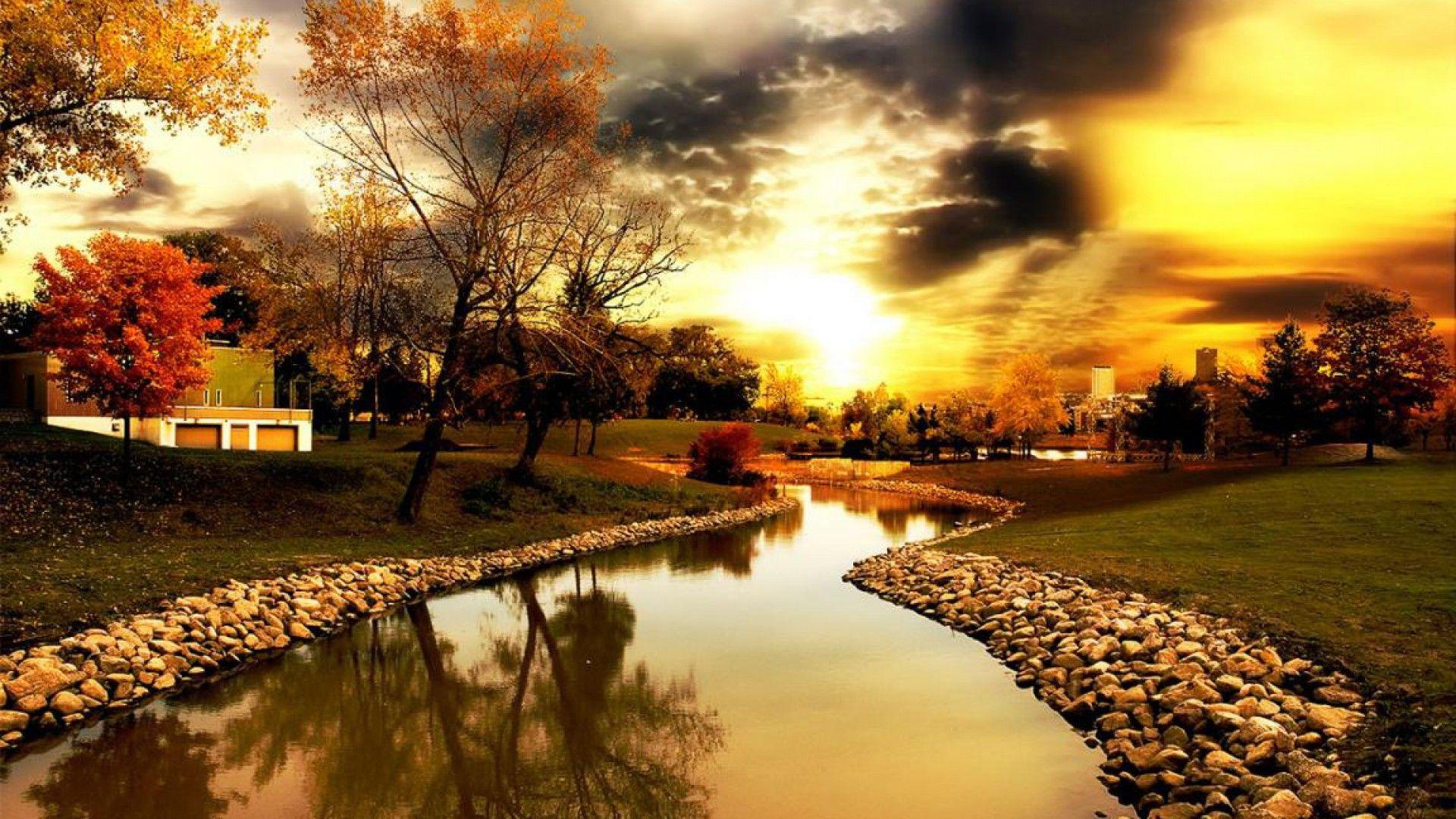Autumn River Wallpapers - Top Free Autumn River Backgrounds ...