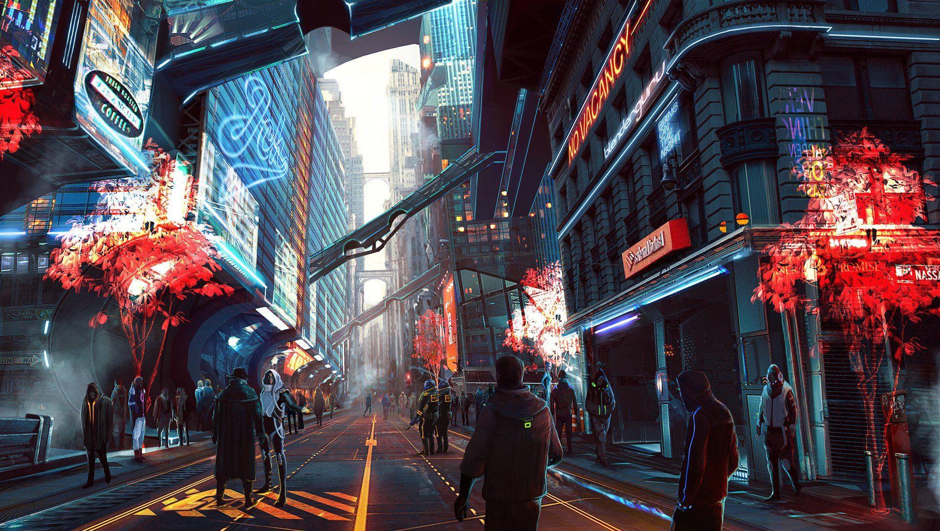 Cyberpunk Alley Wallpapers - Top Free Cyberpunk Alley Backgrounds ...