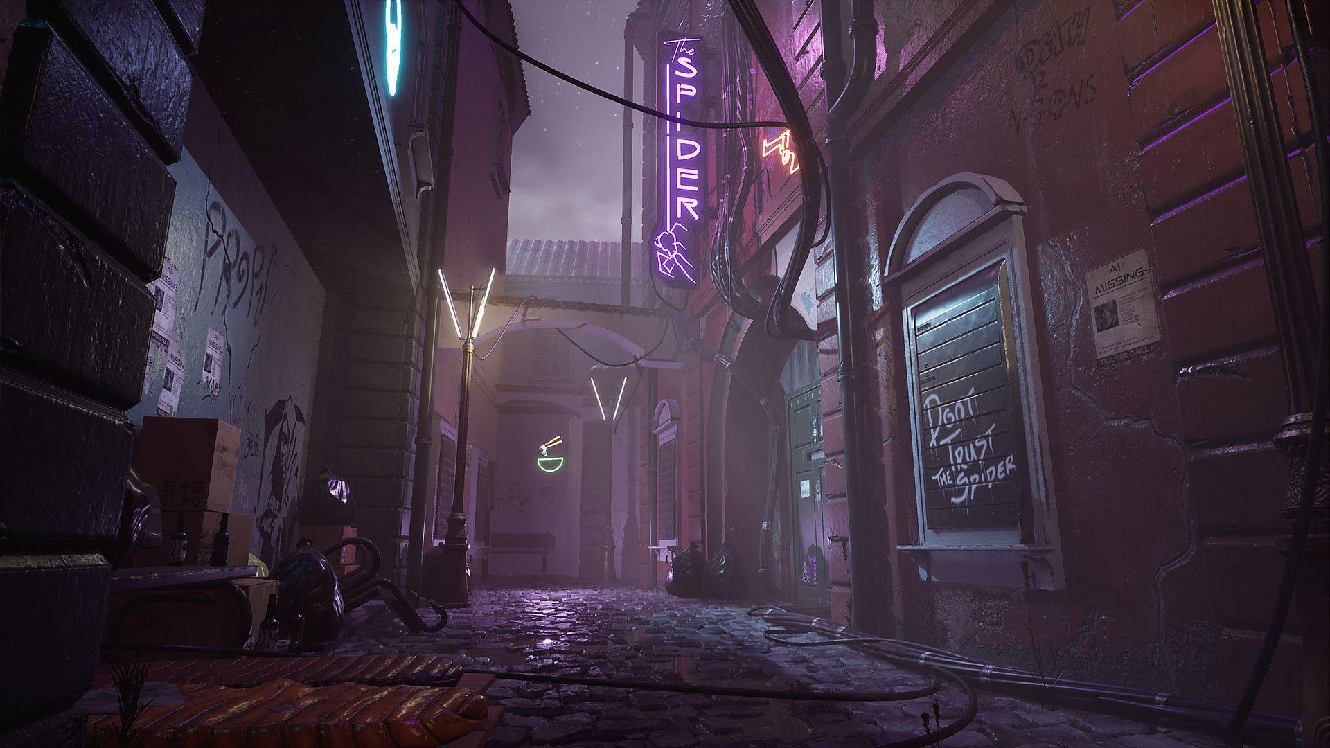 Cyberpunk Alley Wallpapers - Top Free Cyberpunk Alley Backgrounds ...