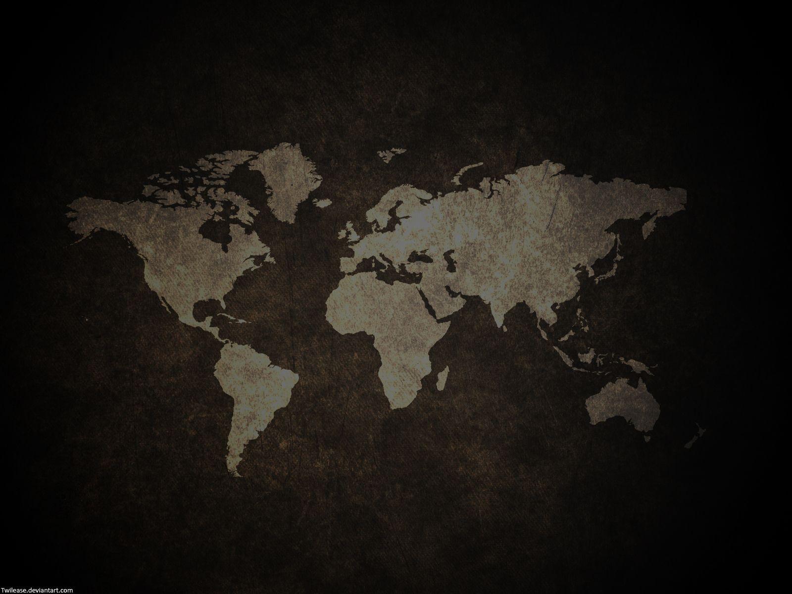 Black Map Wallpapers - Top Free Black Map Backgrounds - WallpaperAccess