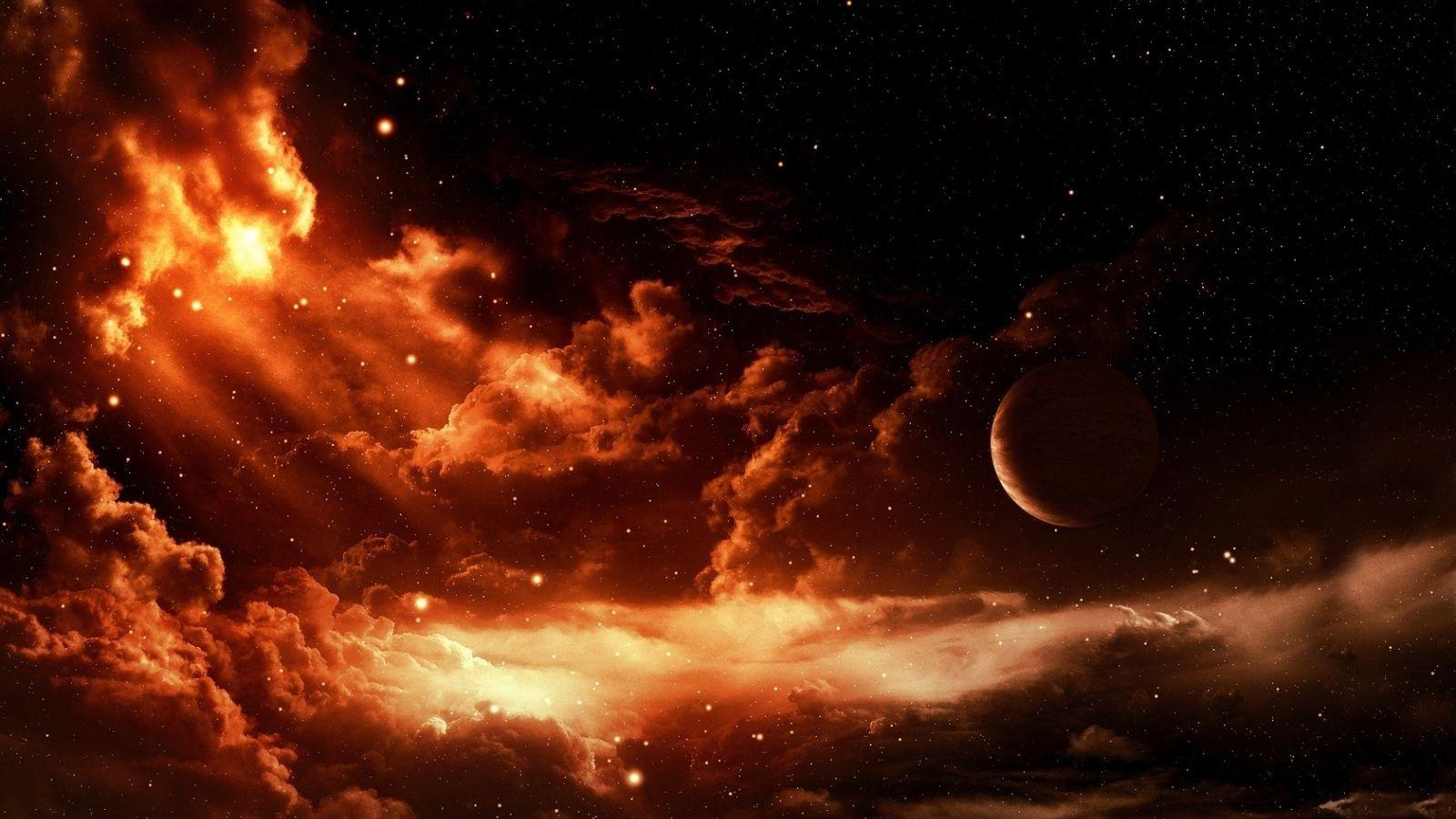Orange Space Wallpapers - Top Free Orange Space Backgrounds ...