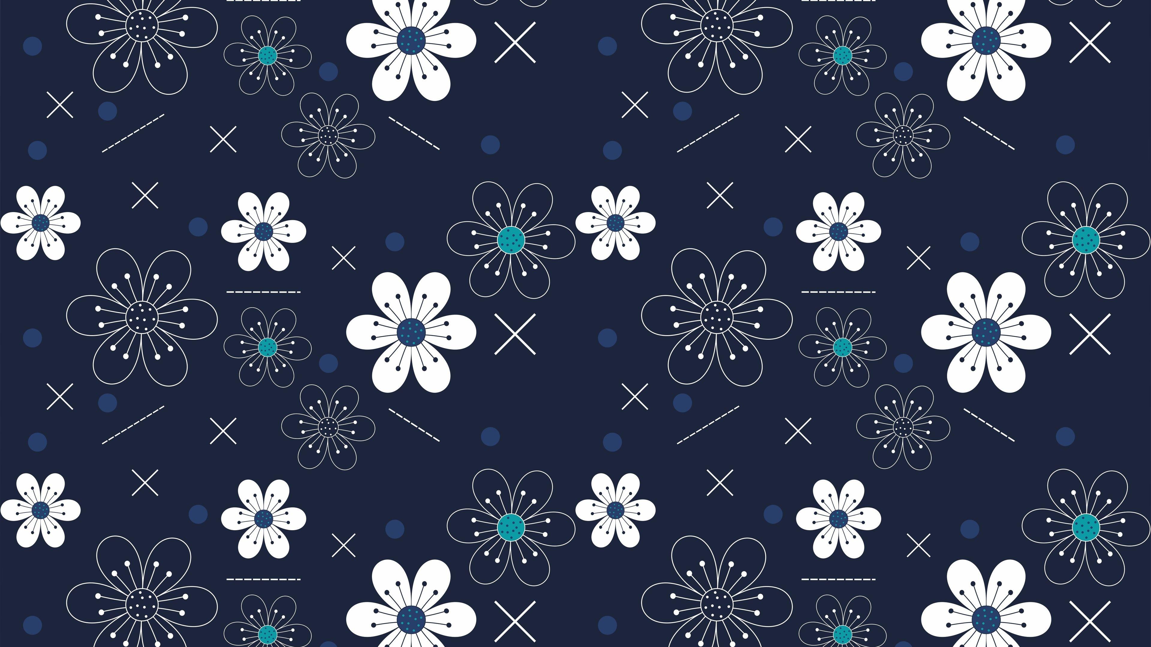 Flowers Pattern Wallpapers - Top Free Flowers Pattern Backgrounds ...