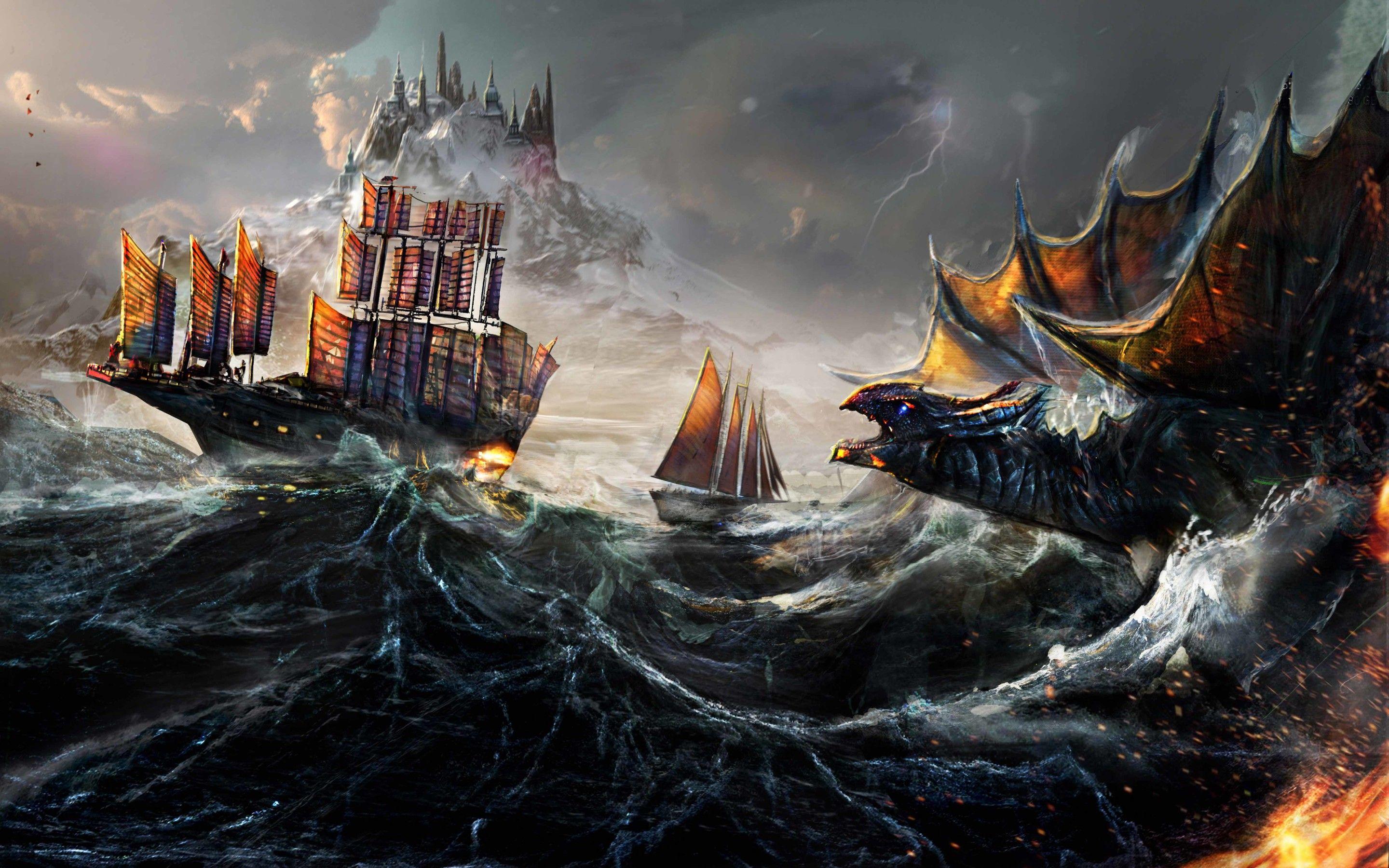 Ocean Dragon Wallpapers - Top Free Ocean Dragon Backgrounds ...
