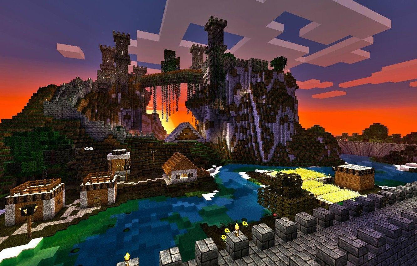 Minecraft Castle Wallpapers - Top Free Minecraft Castle Backgrounds ...