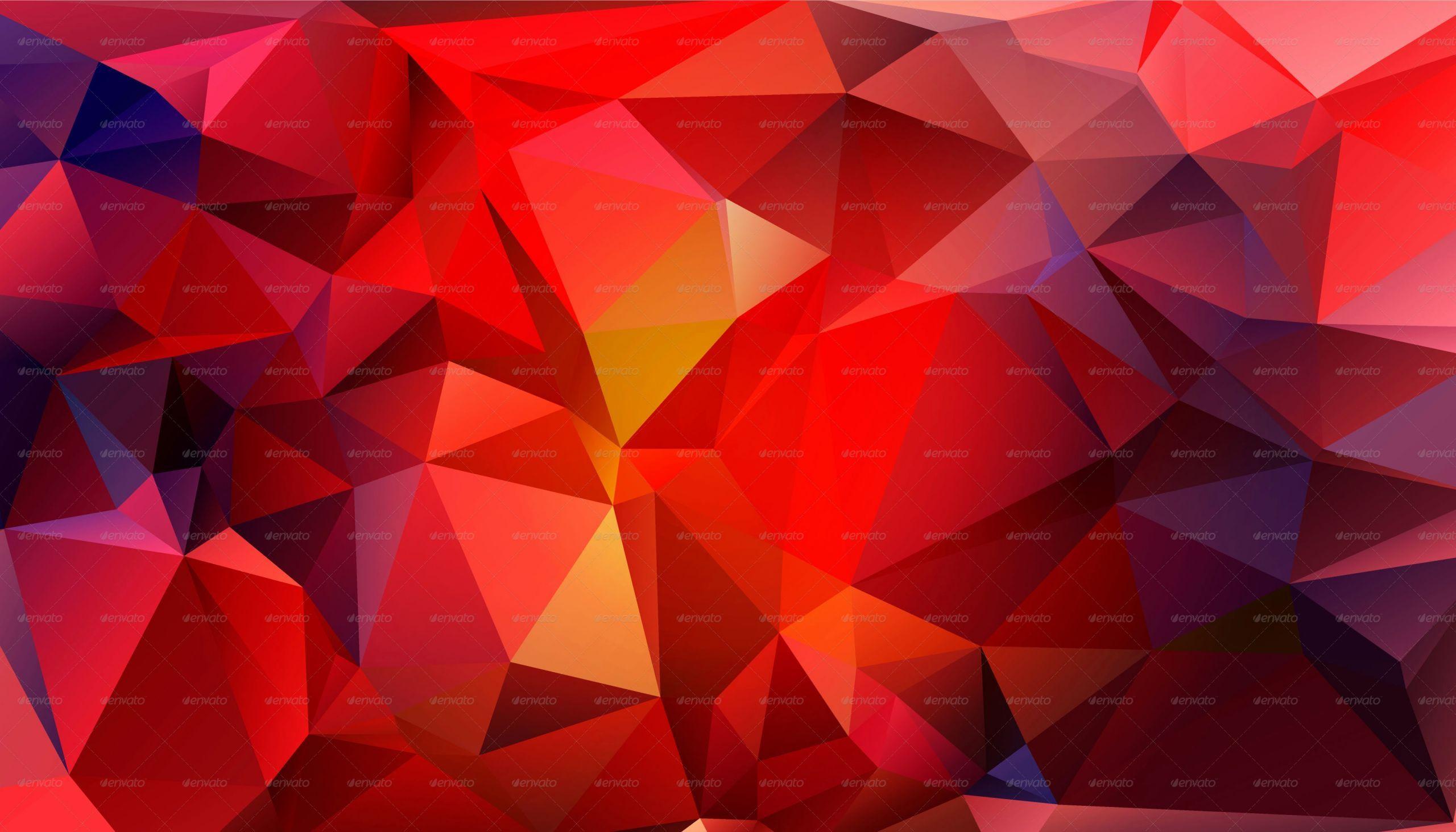 Red Polygon Wallpapers - Top Free Red Polygon Backgrounds - WallpaperAccess