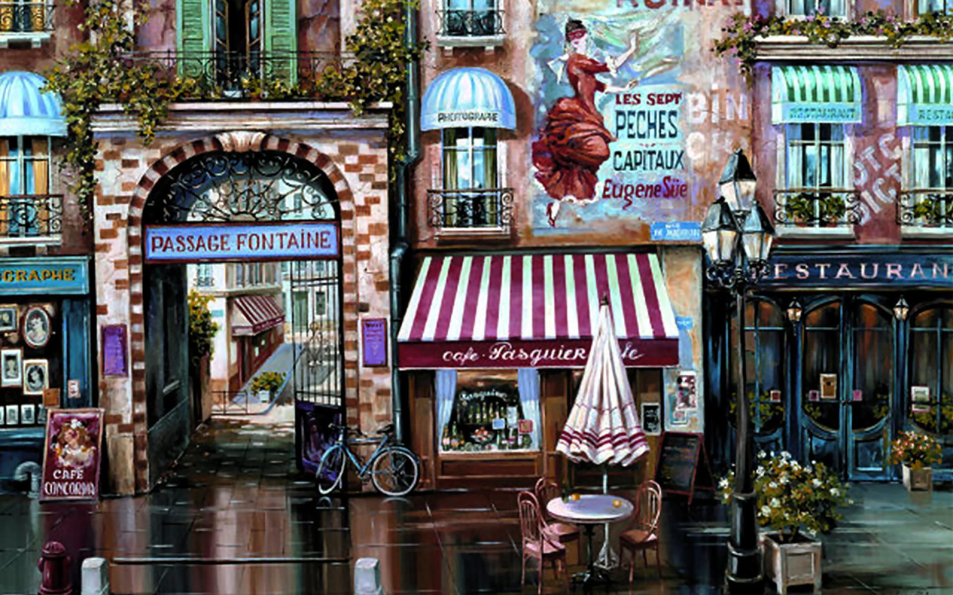 French Cafe Wallpapers - Top Free French Cafe Backgrounds - WallpaperAccess