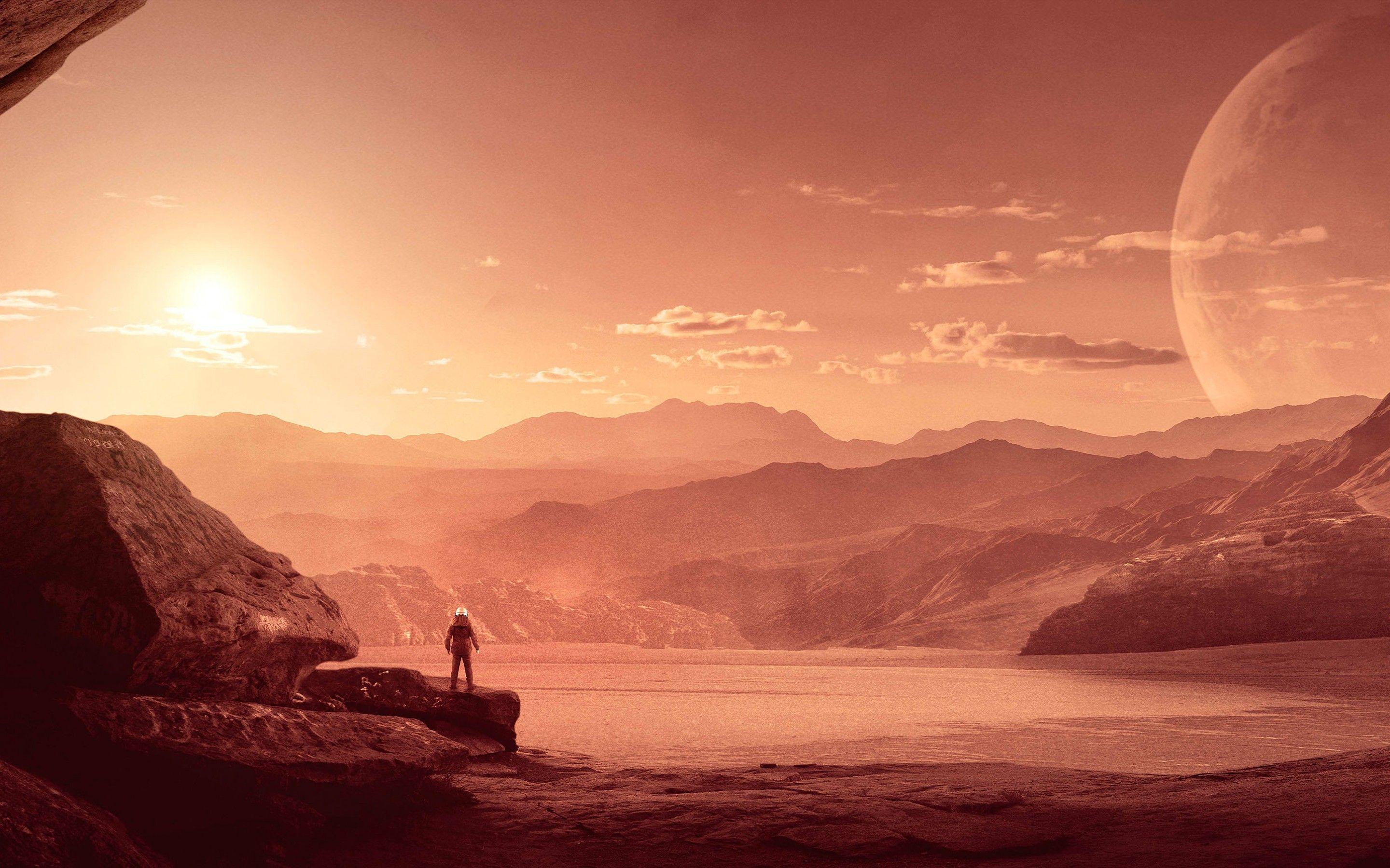 Mars Sunset Wallpapers - Top Free Mars Sunset Backgrounds - WallpaperAccess