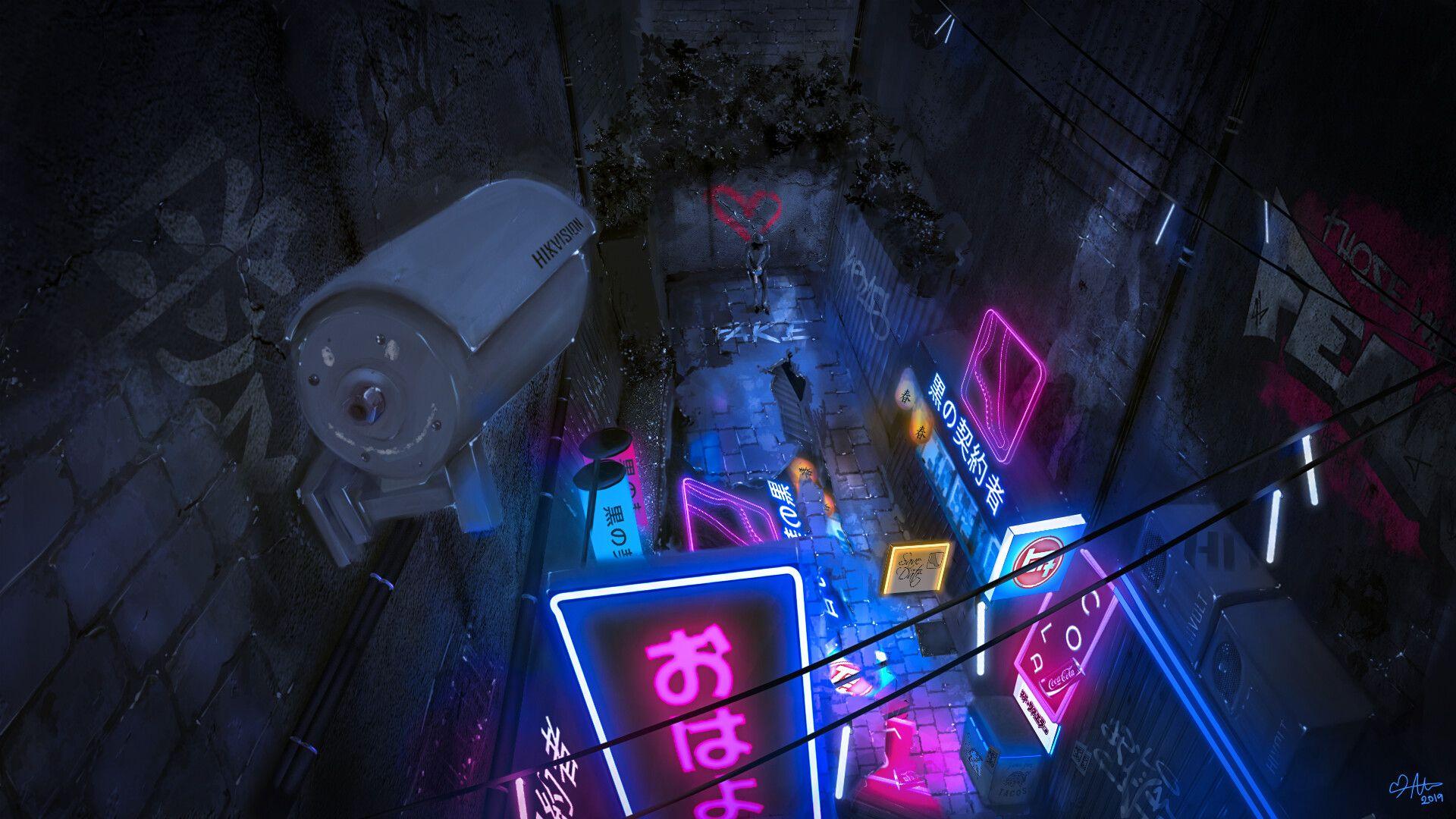 Neon Alley Wallpapers - Top Free Neon Alley Backgrounds - WallpaperAccess