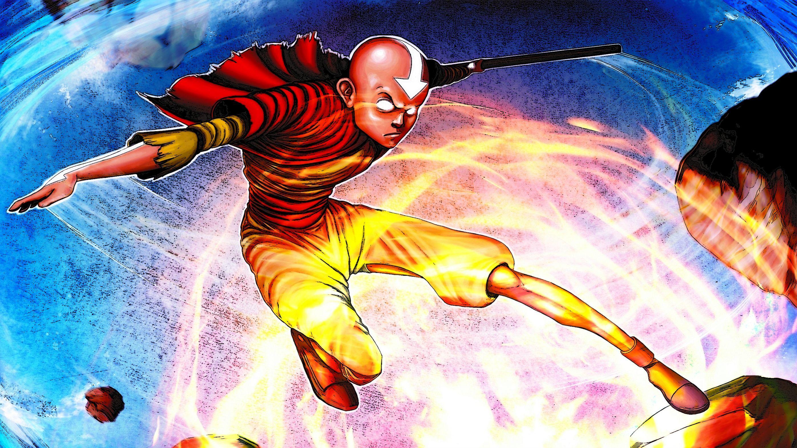 Avatar Aang Wallpapers - Top Free Avatar Aang Backgrounds - WallpaperAccess
